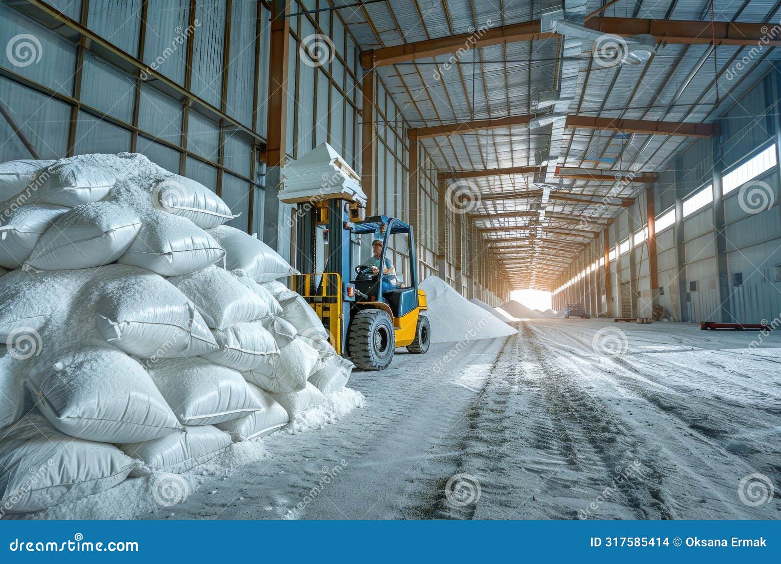 Loading Fertilizer Into A Spreader. Stock Image | CartoonDealer.com ...