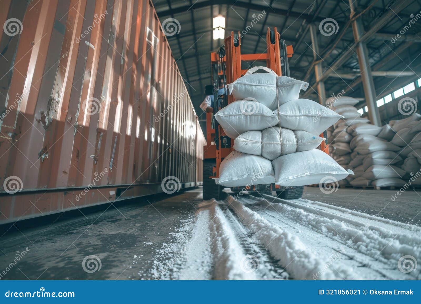 Loading Fertilizer Into A Spreader. Stock Image | CartoonDealer.com ...
