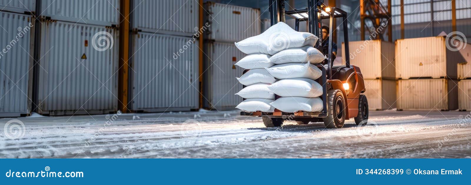 Loading Fertilizer Into A Spreader. Stock Image | CartoonDealer.com ...