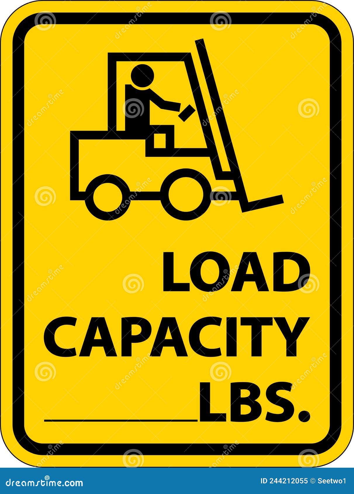 Forklift With Load Icon Vector Illustration | CartoonDealer.com #125539008