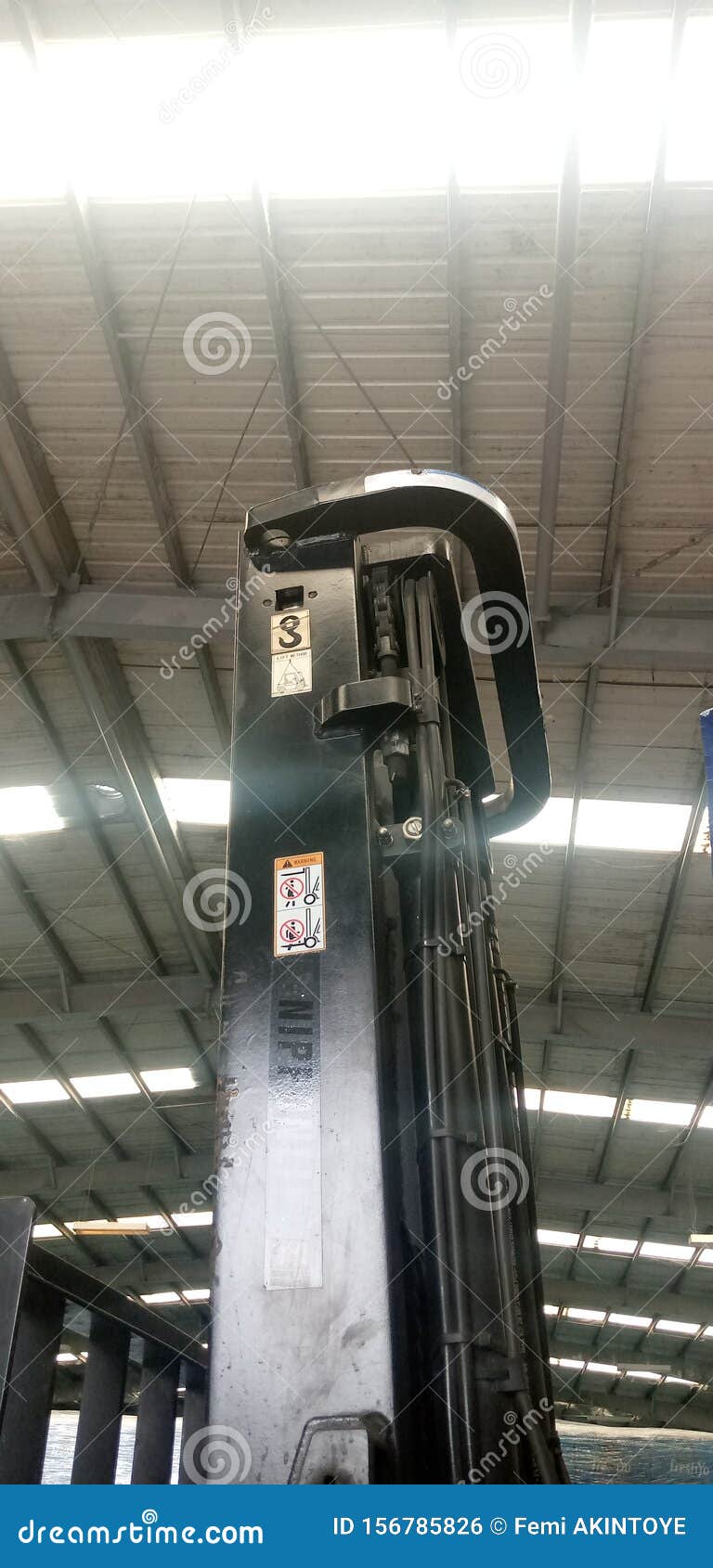 Forklift mask editorial photo. Image of chains, height - 156785826