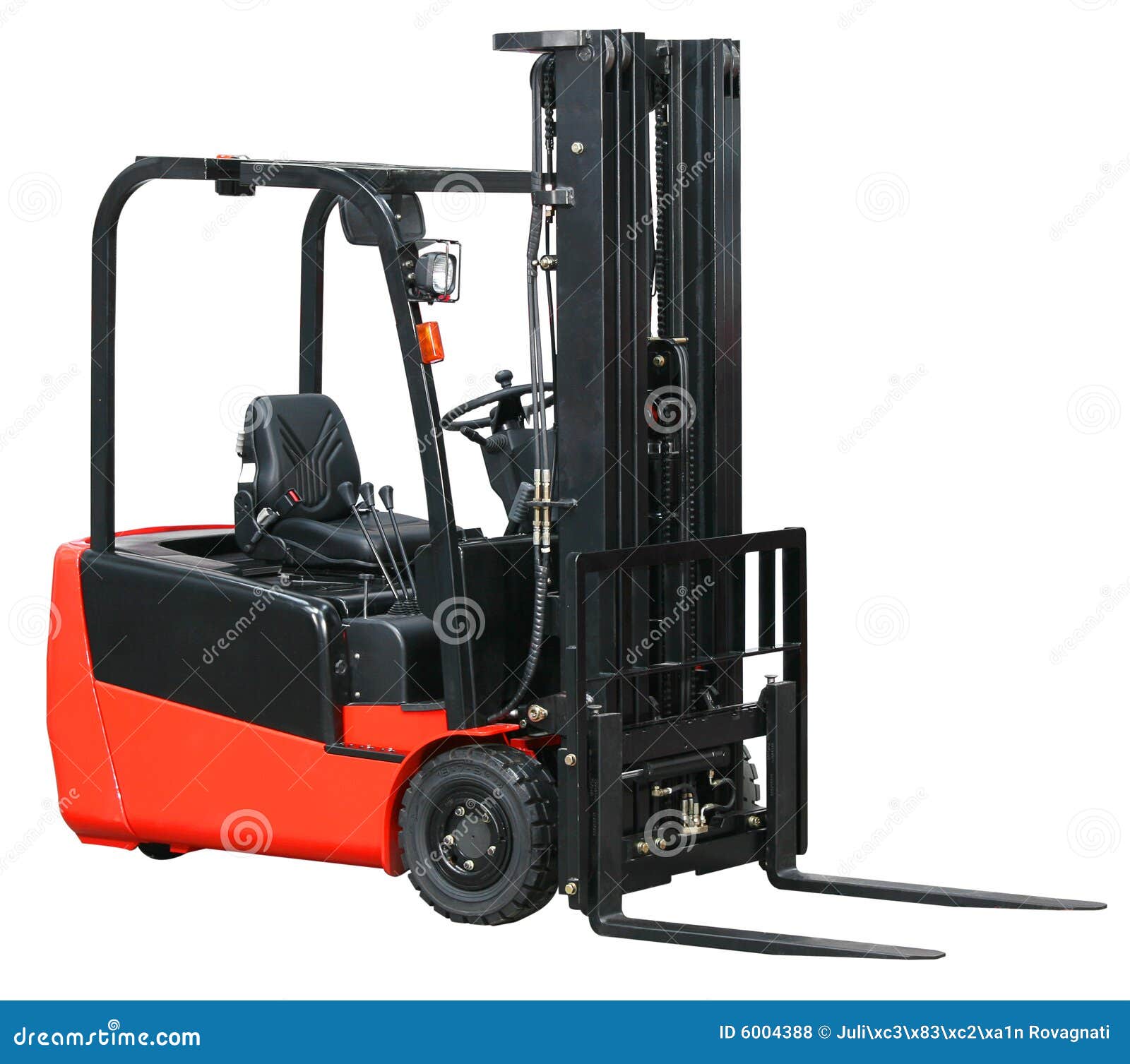 Forklift from My Warehouse Equipment Series Stock Photo - Image of ...