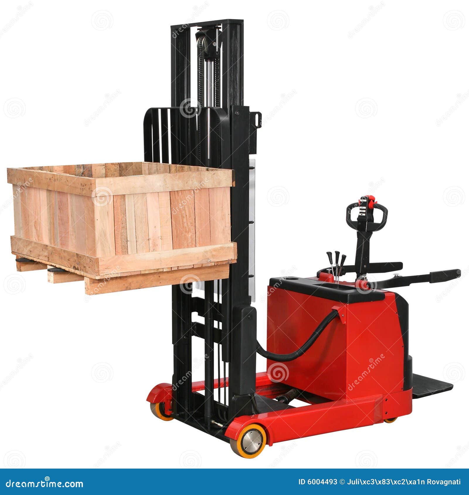 Forklift from My Warehouse Equipment Series Stock Image - Image of ...