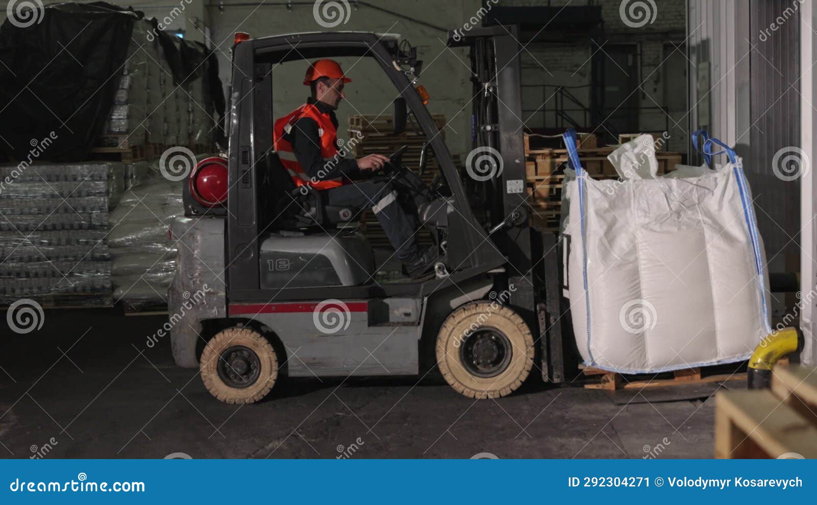 With Forklift, Pallet Movements, Worker Responsibilities Stock Video ...