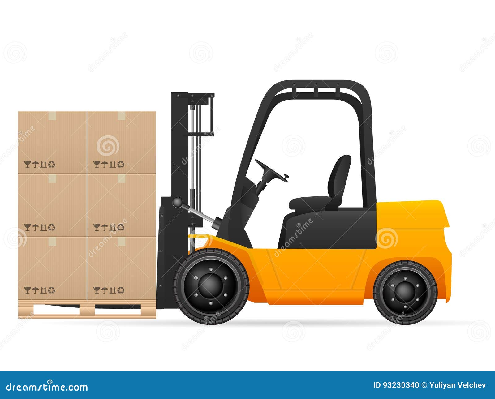 Pasteboard Box Cartoon Vector | CartoonDealer.com #34677483