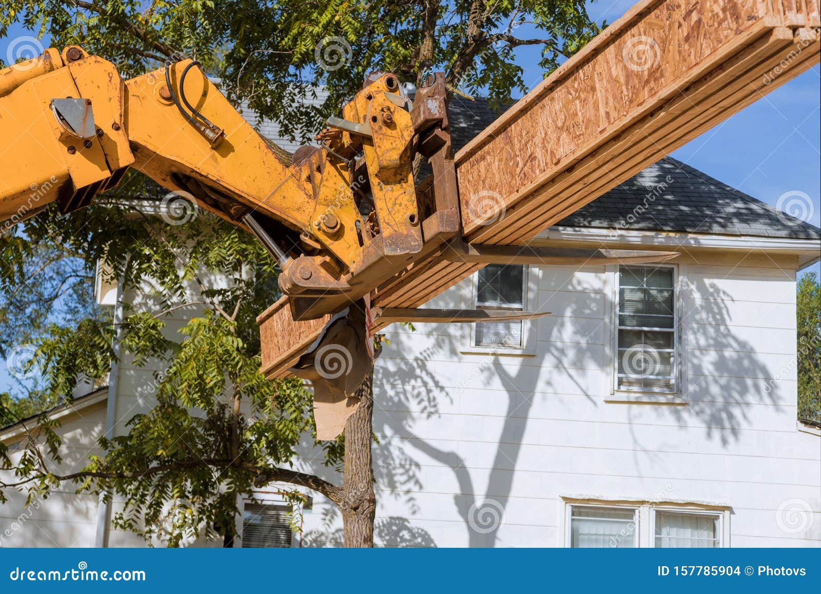 Forklift Stacker Loader Detail Stock Photography | CartoonDealer.com ...