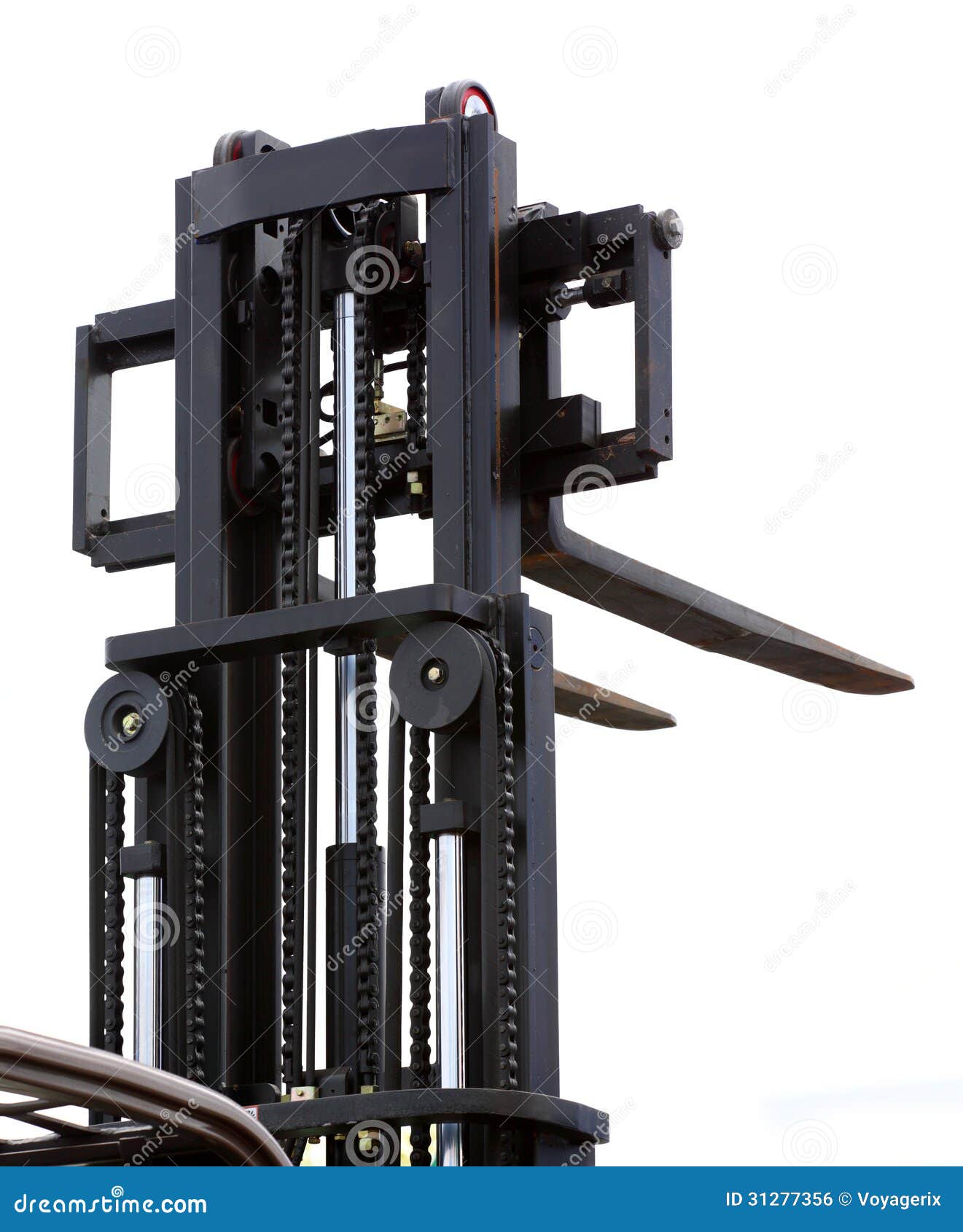 Forklift stacker loader stock photo. Image of work, cargo - 31277356