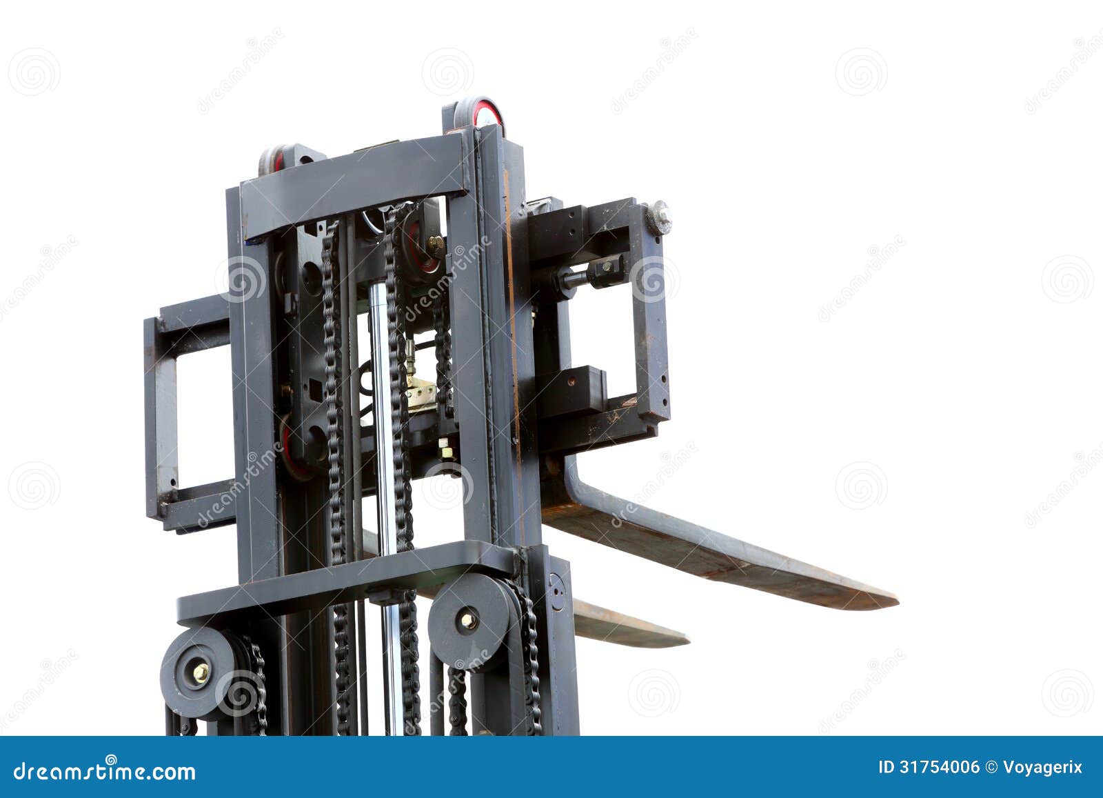 Forklift stacker loader stock photo. Image of carrier - 31754006