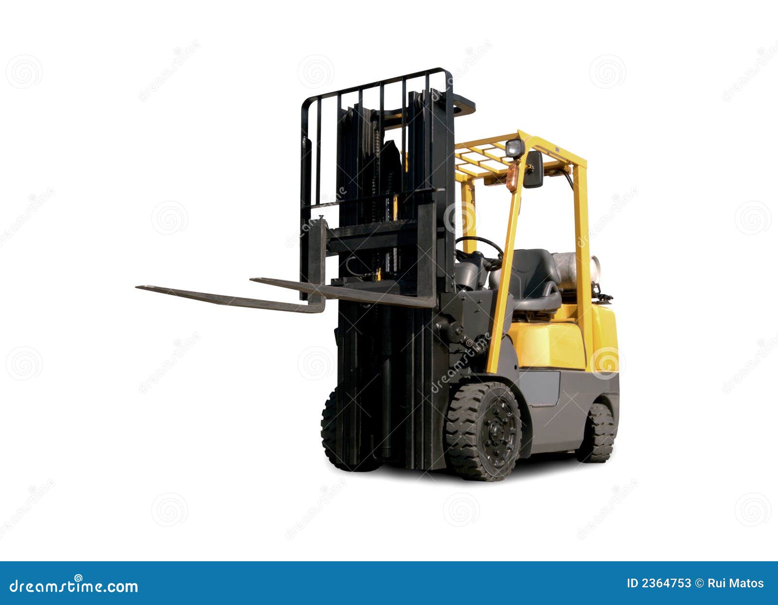Forklift Truck stock image. Image of handy, storage, cargo - 2364753