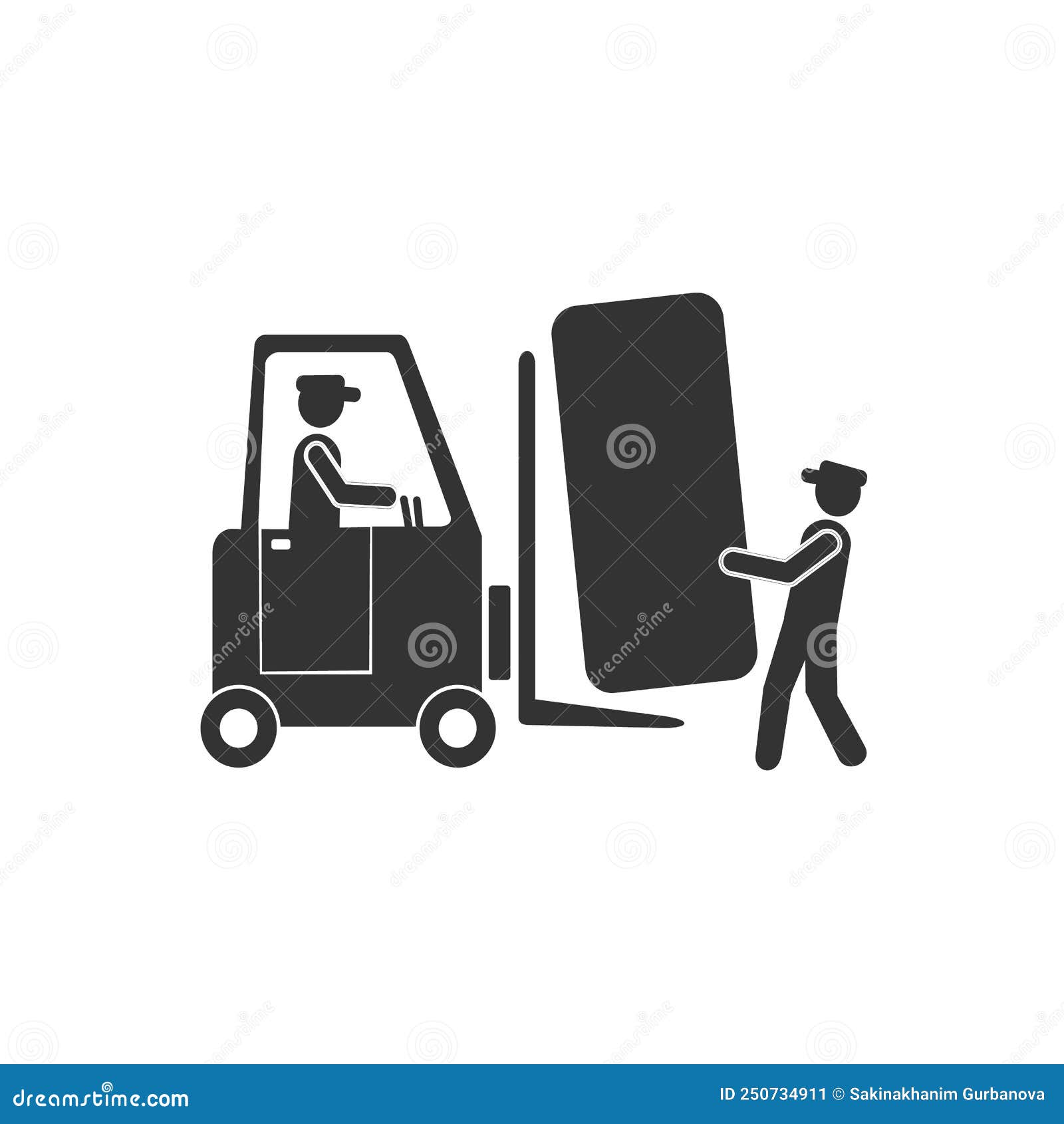 Truck Load Logo Vector | CartoonDealer.com #114321942