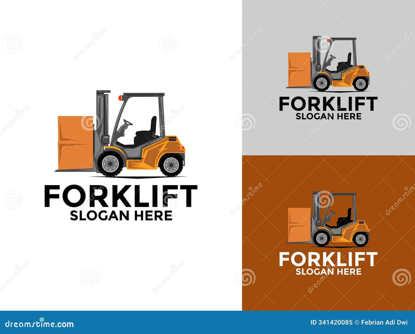 Forklift Vector Logo Design Template, Forklift Logo Design Vector ...