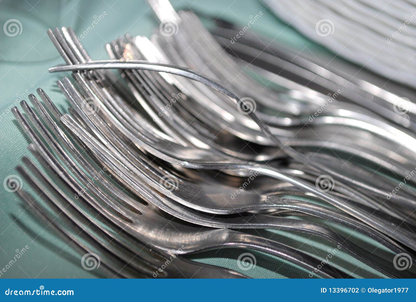 Forks stock photo. Image of sharp, steel, silver, kitchen - 13396702