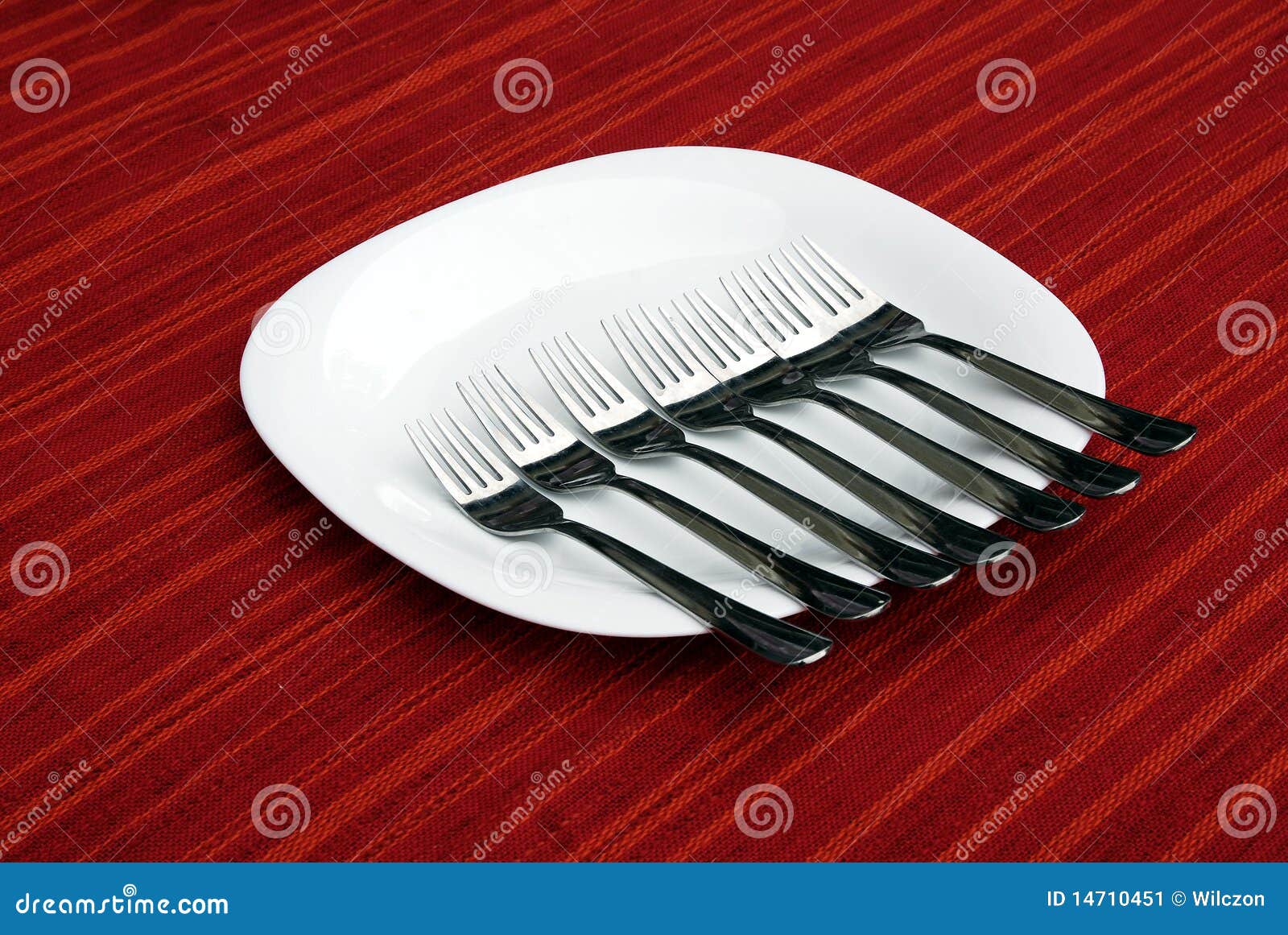 Forks stock image. Image of fabric, cloth, forks, kitchen - 14710451