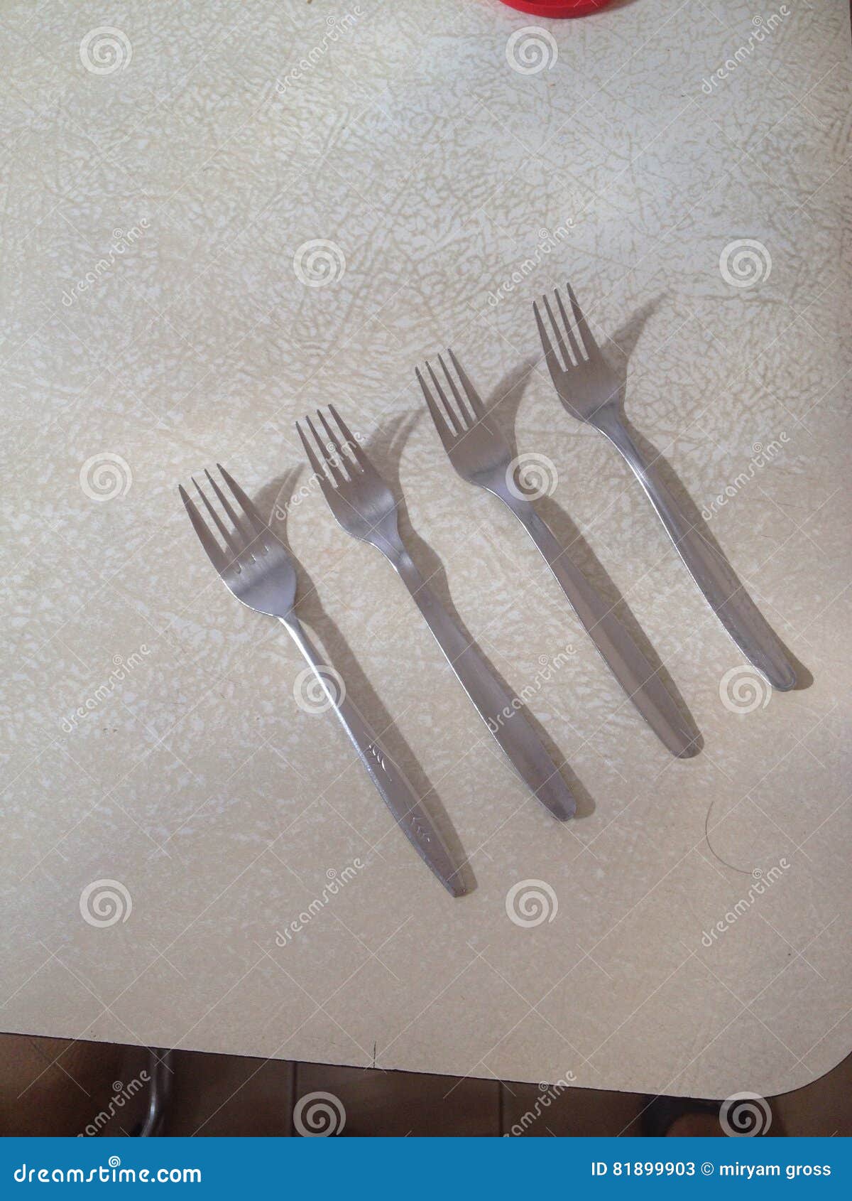 Forks giving hands. stock image. Image of hands, forks - 81899903