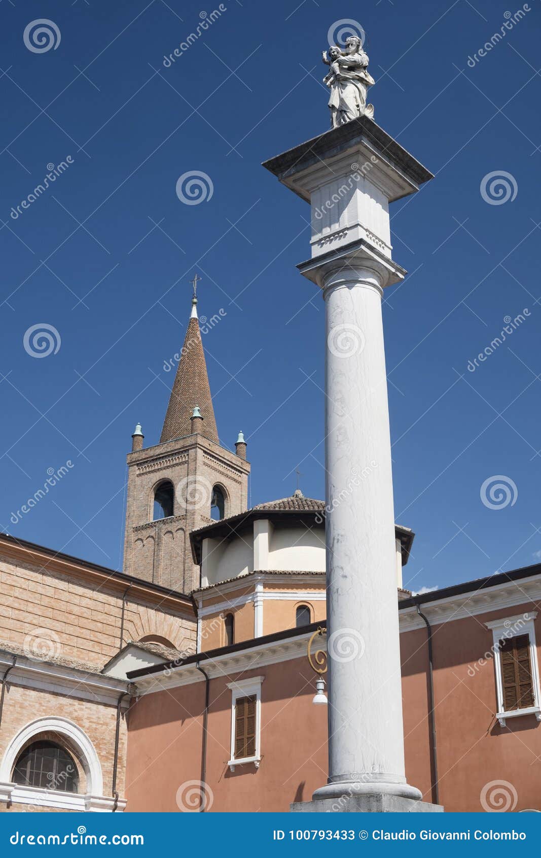 Forli Italy: Historic Buildings Stock Image - Image of outdoor ...