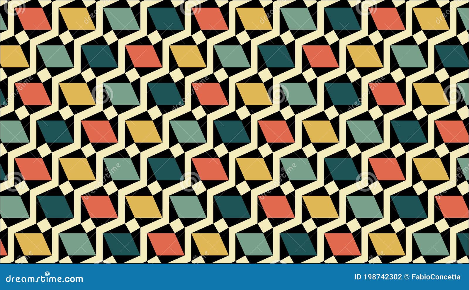Abstract Background of Colorful Geometric Shapes Wallpaper Design ...