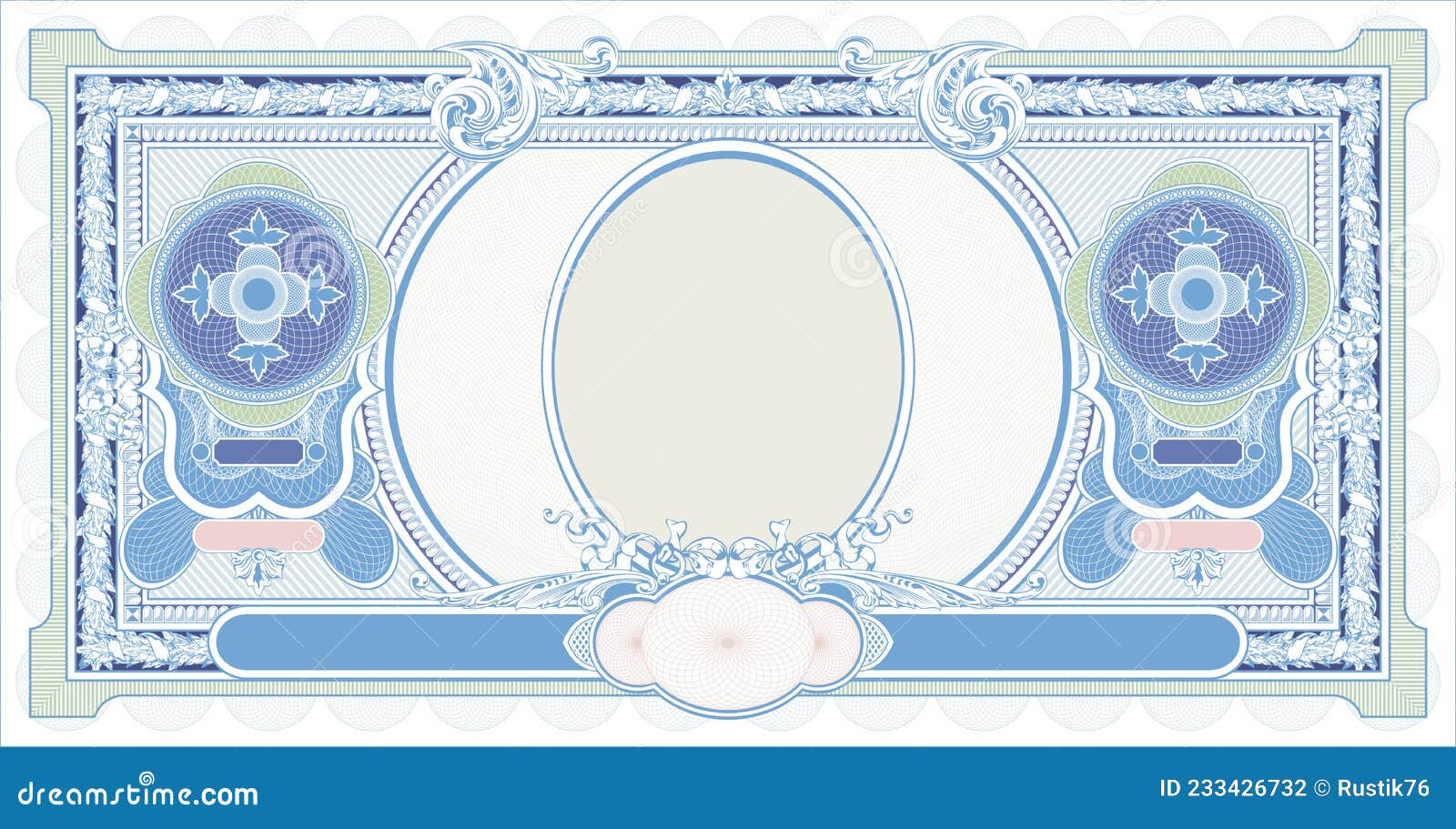 Classic Banknote Mockup Vector Stock Vector - Illustration of artwork ...