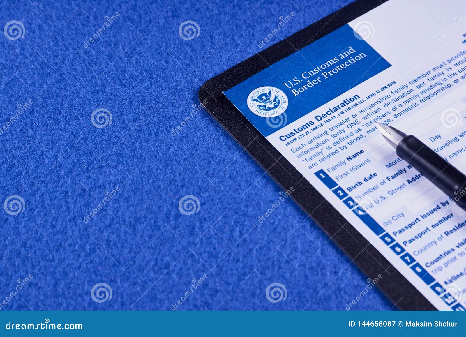 Customs Declaration Concept Editorial Photography - Image of cargo ...