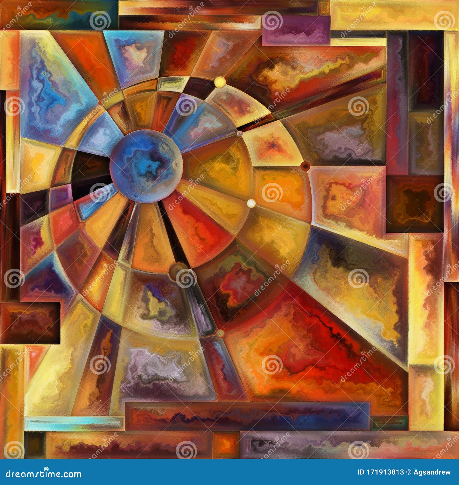 Form Division in Art stock illustration. Illustration of allegory ...