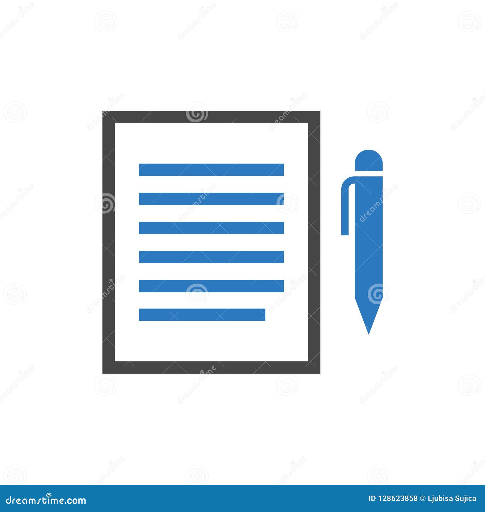 Form Icon, Form Logo, Document Icon, Simple Vector Icon Stock ...