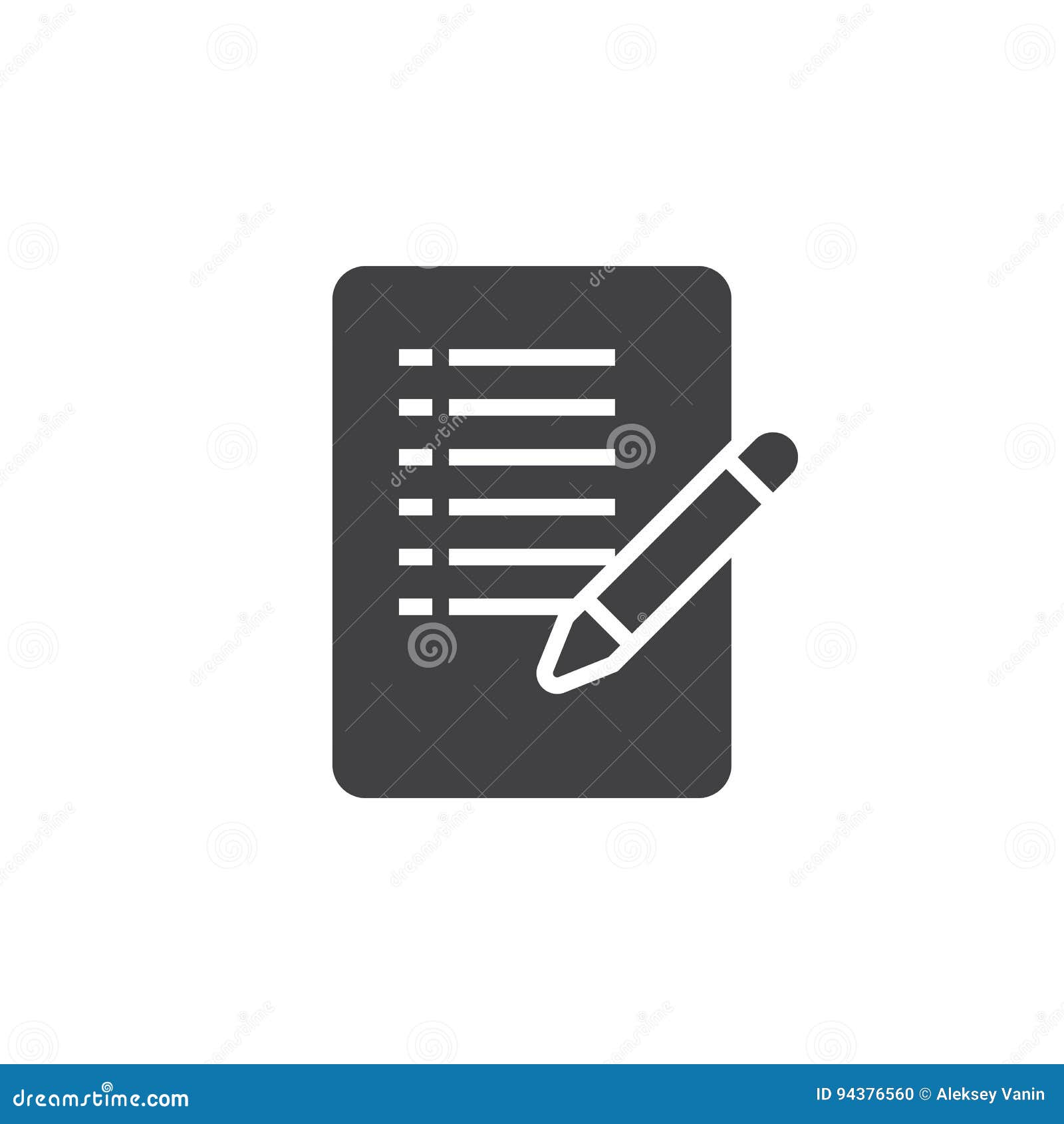 Form Icon Vector, Filled Flat Sign, Solid Pictogram Isolated on Stock ...