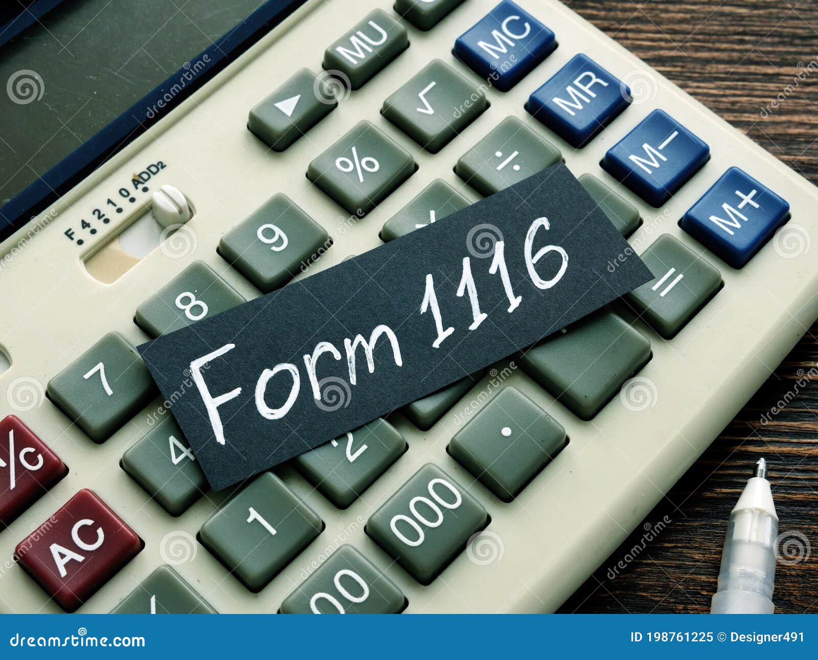 Form 1116 Irs Written on the Black Sheet. Stock Image - Image of ...