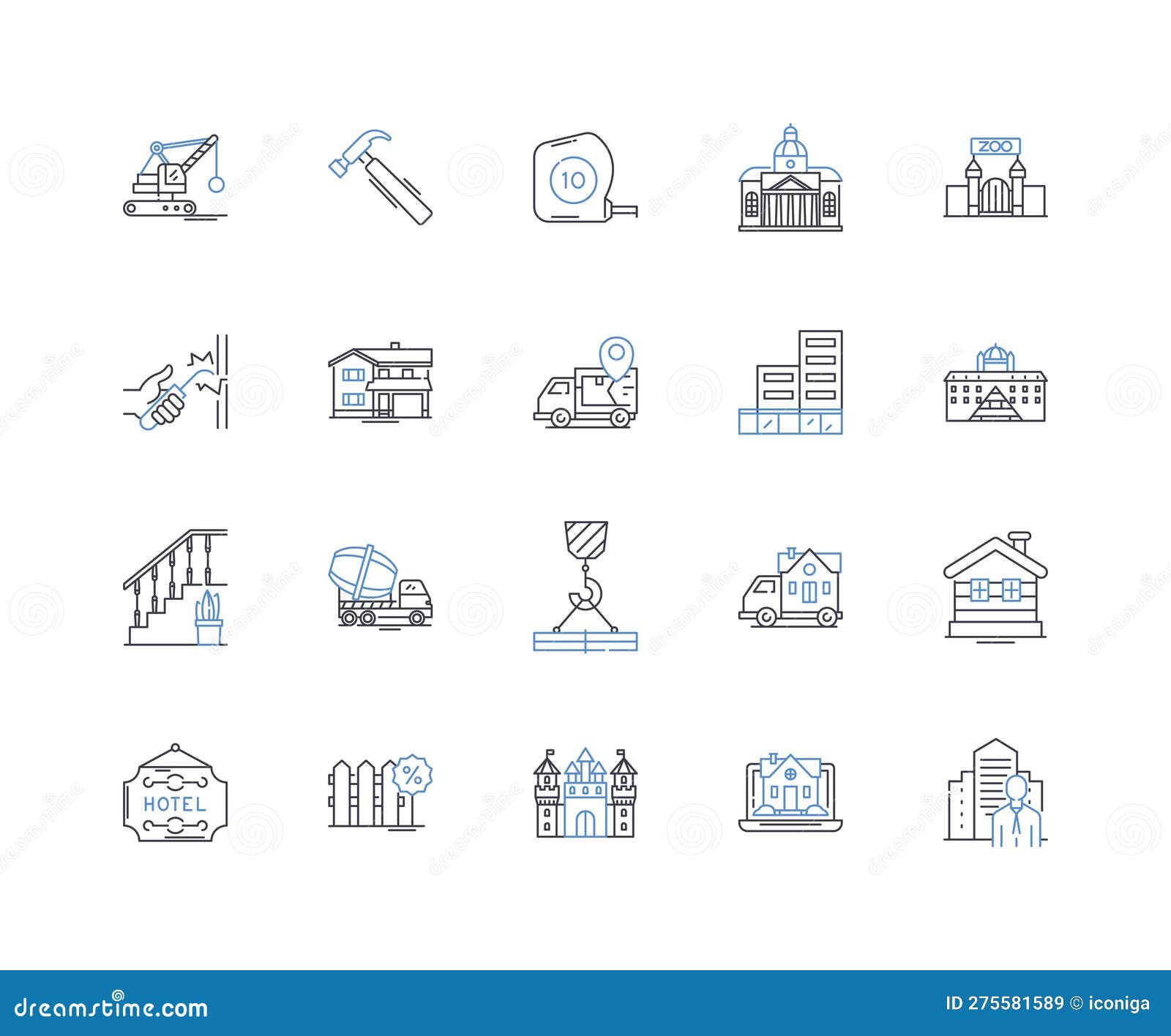 Form Line Icons Collection Input Layout Fields Format Structure Template Design Vector 1675
