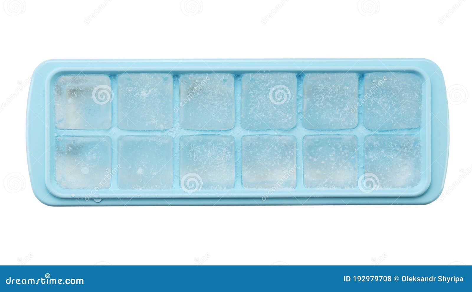 Form for Making Ice Cubes. the Concept of Cold Drinks Stock Photo ...
