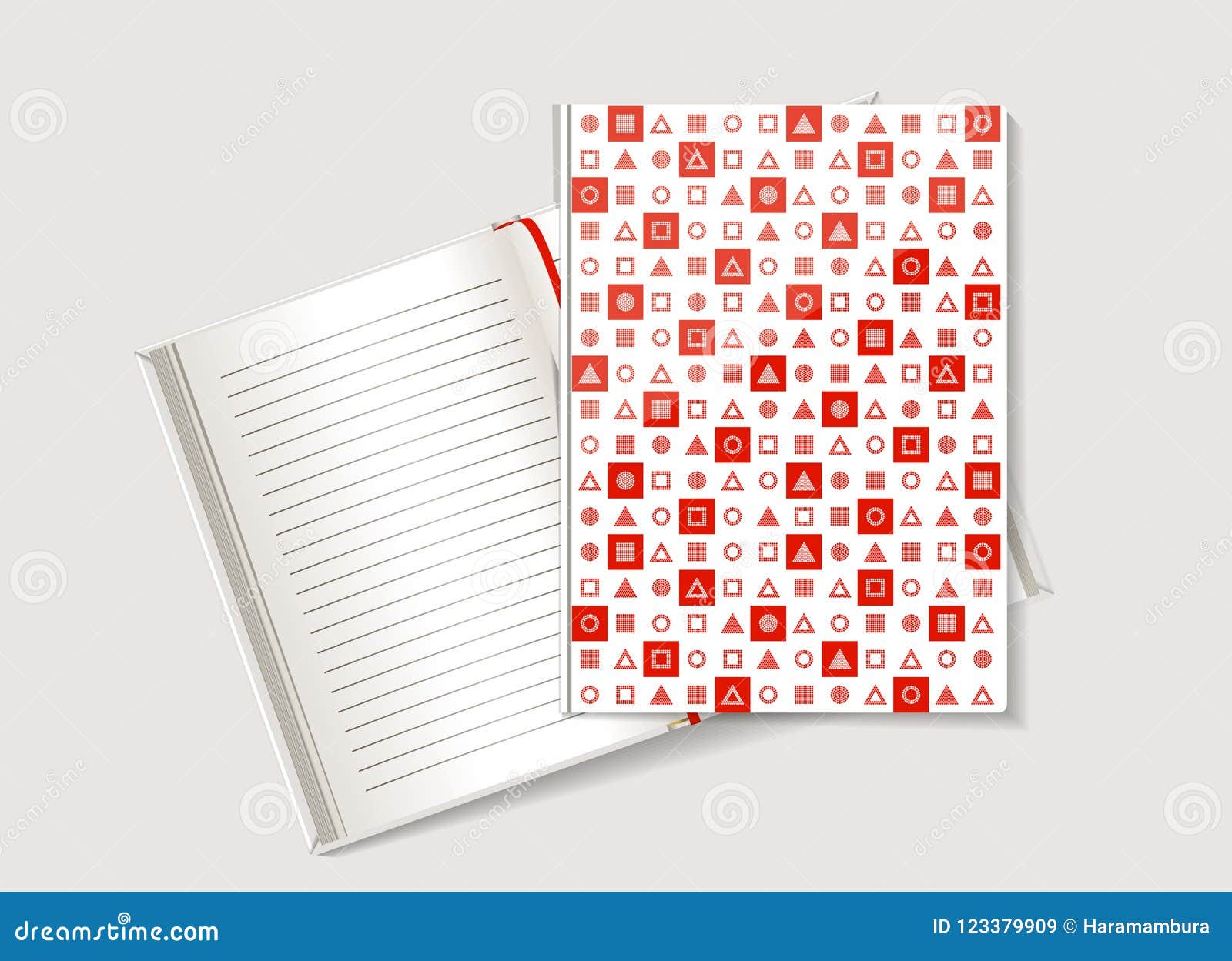 The form for a notebook stock vector. Illustration of curve - 123379909