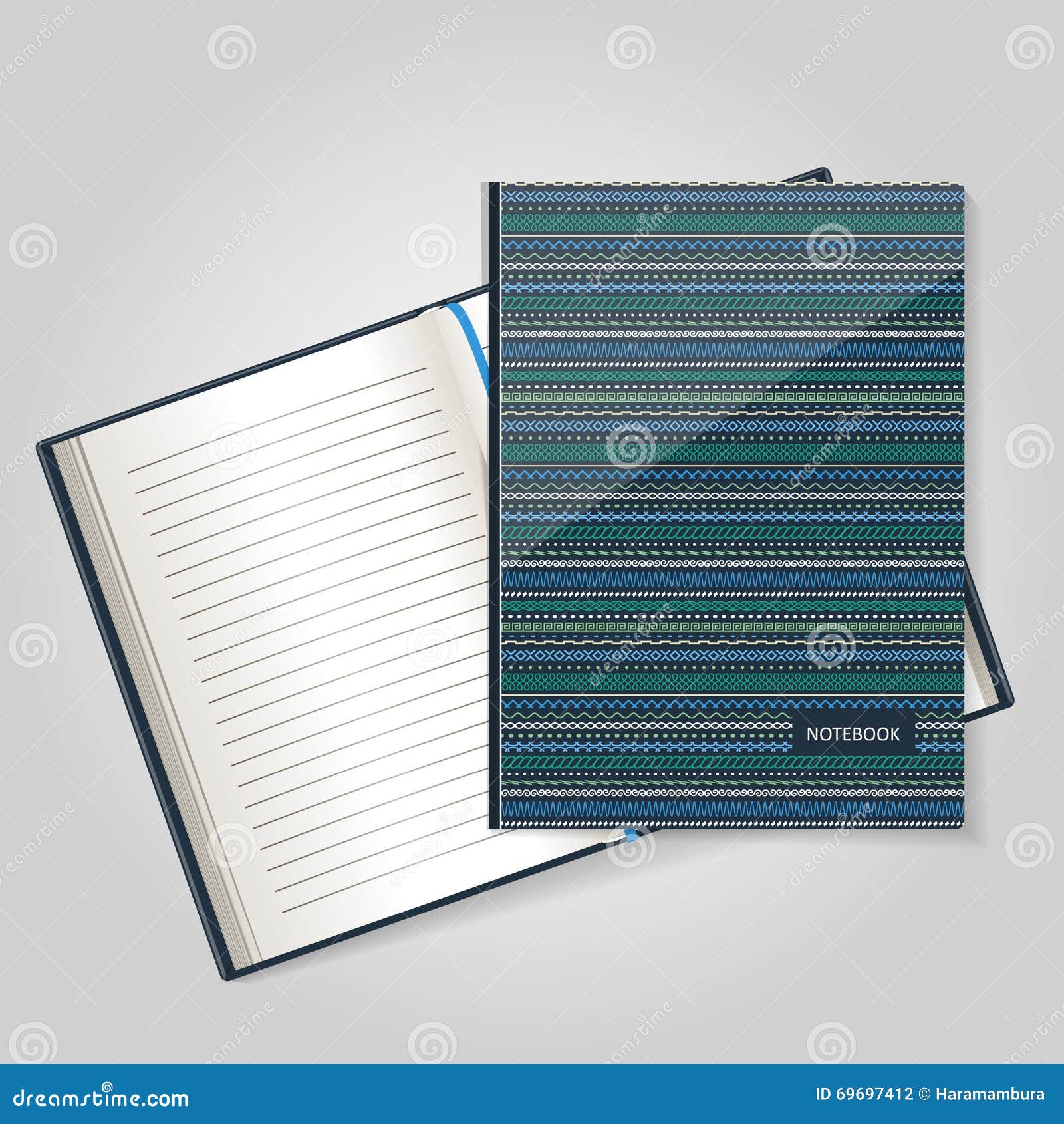 The Form for a Notebook, the daily Log. Stock Vector - Illustration of ...