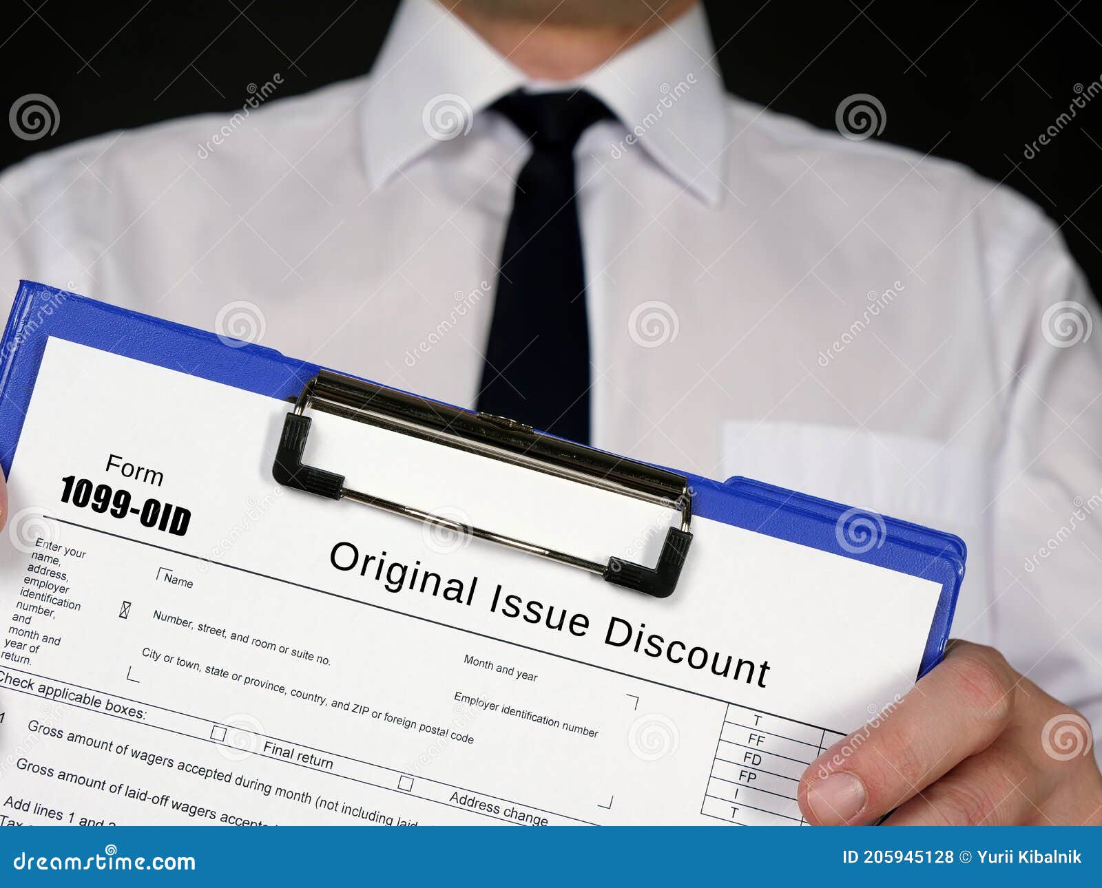 Form 1099-OID Original Issue Discount Editorial Stock Photo - Image of ...