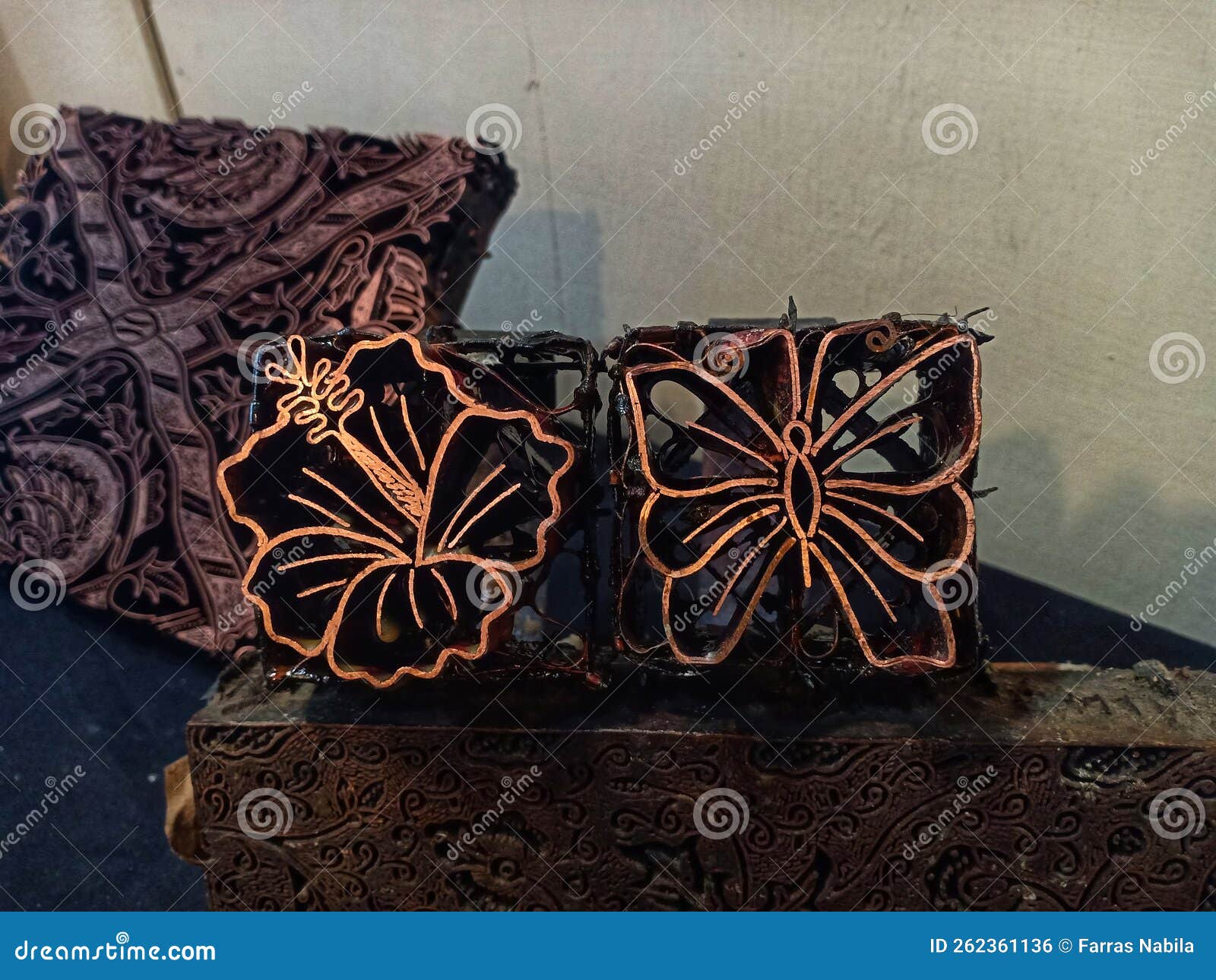 The Form of Printing a Typical Batik Canting from Java, Butterfly Shape ...
