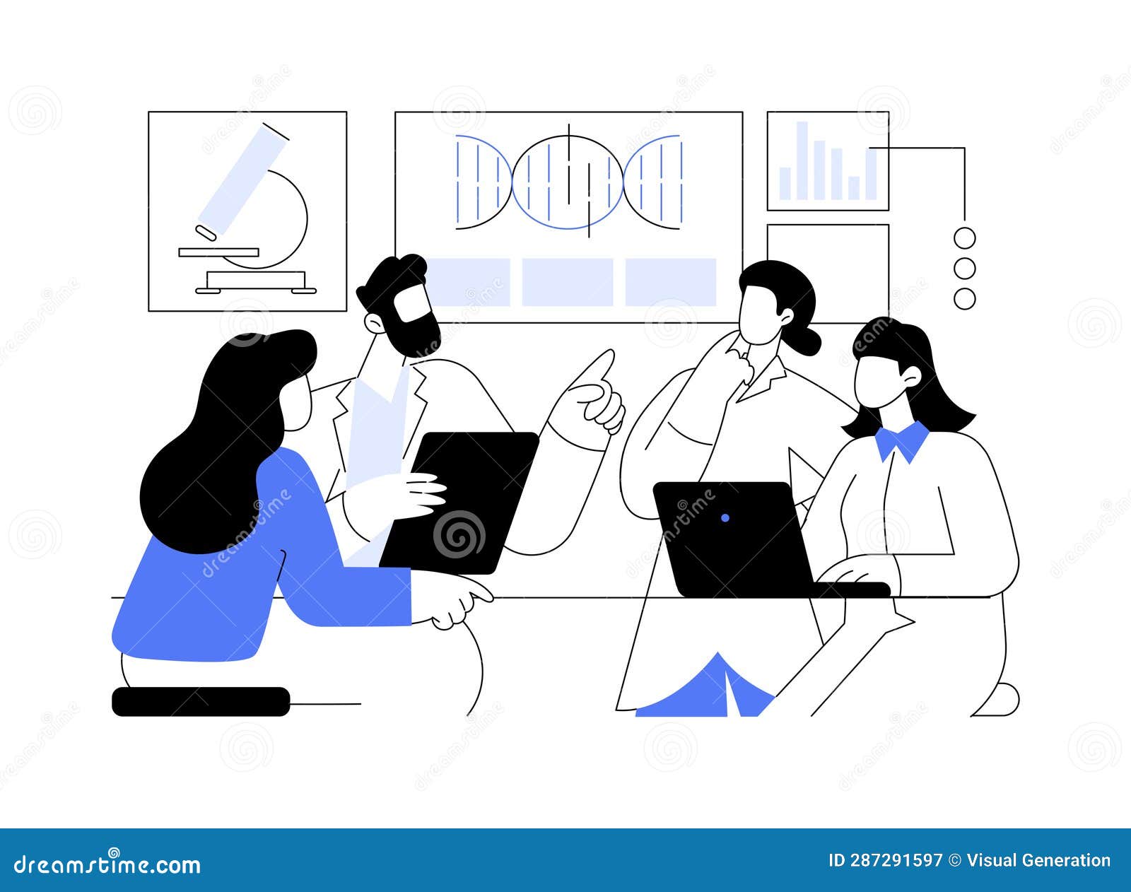 Form a Scientific Hypothesis Abstract Concept Vector Illustration ...