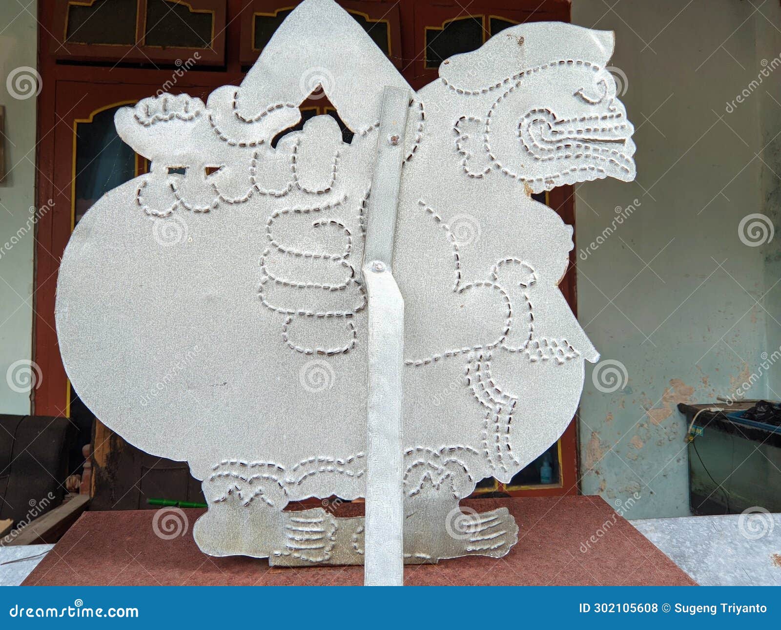 In the Form of a Shadow Puppet Character Named Semar Stock Photo ...