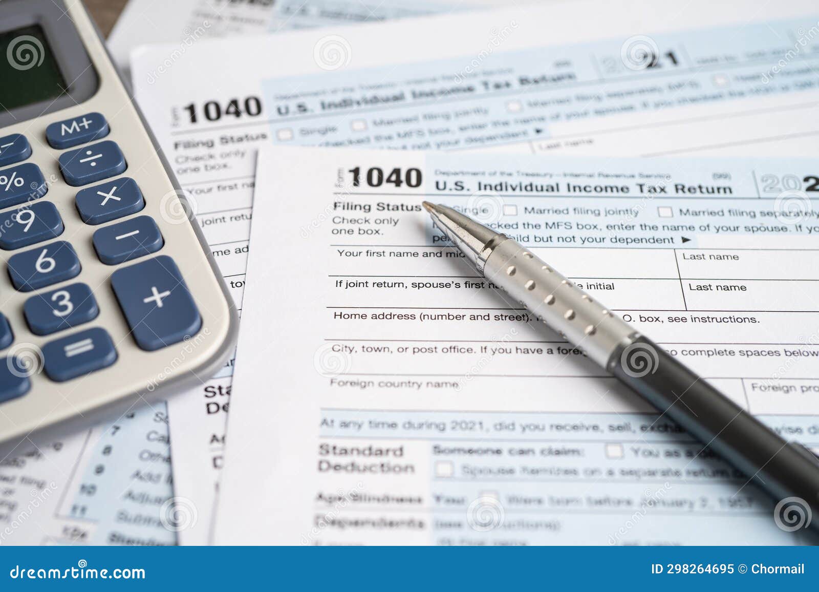 Form 1040, U.S. Individual Income Tax Return, Tax Forms in the U.S. Tax ...