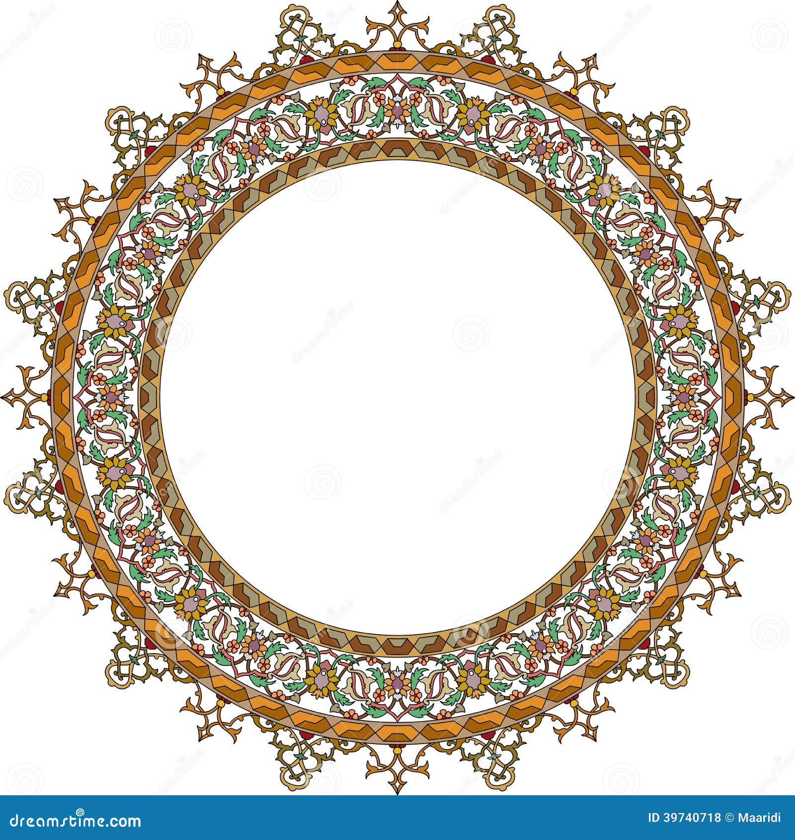 Forma circular ilustración del vector. Ilustración de aislado - 39740718