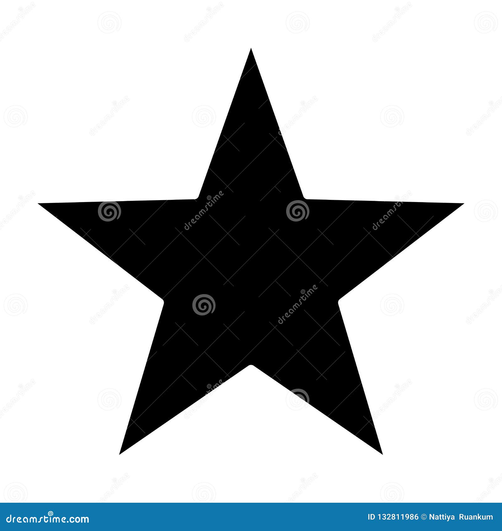 Forma Da Estrela Do ícone Da Estrela Do Vetor Do Símbolo Da Estrela ...