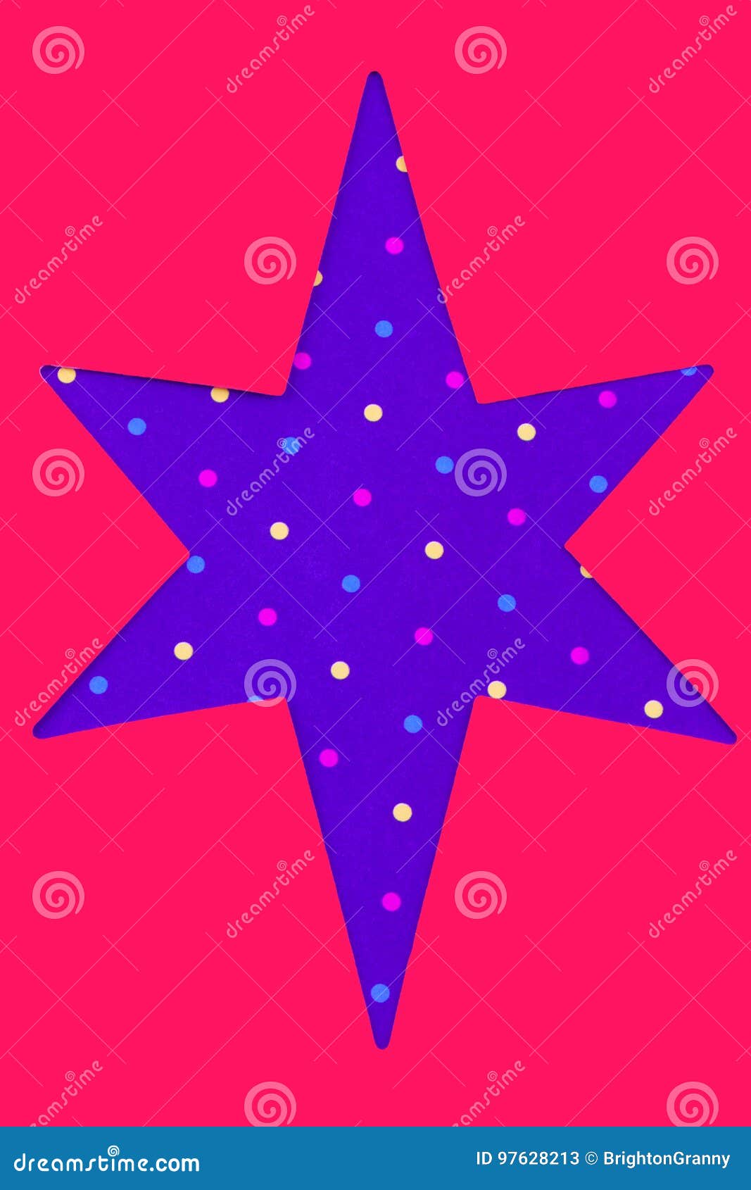 Forma De La Estrella Del Recorte Imagen de archivo - Imagen de salir ...