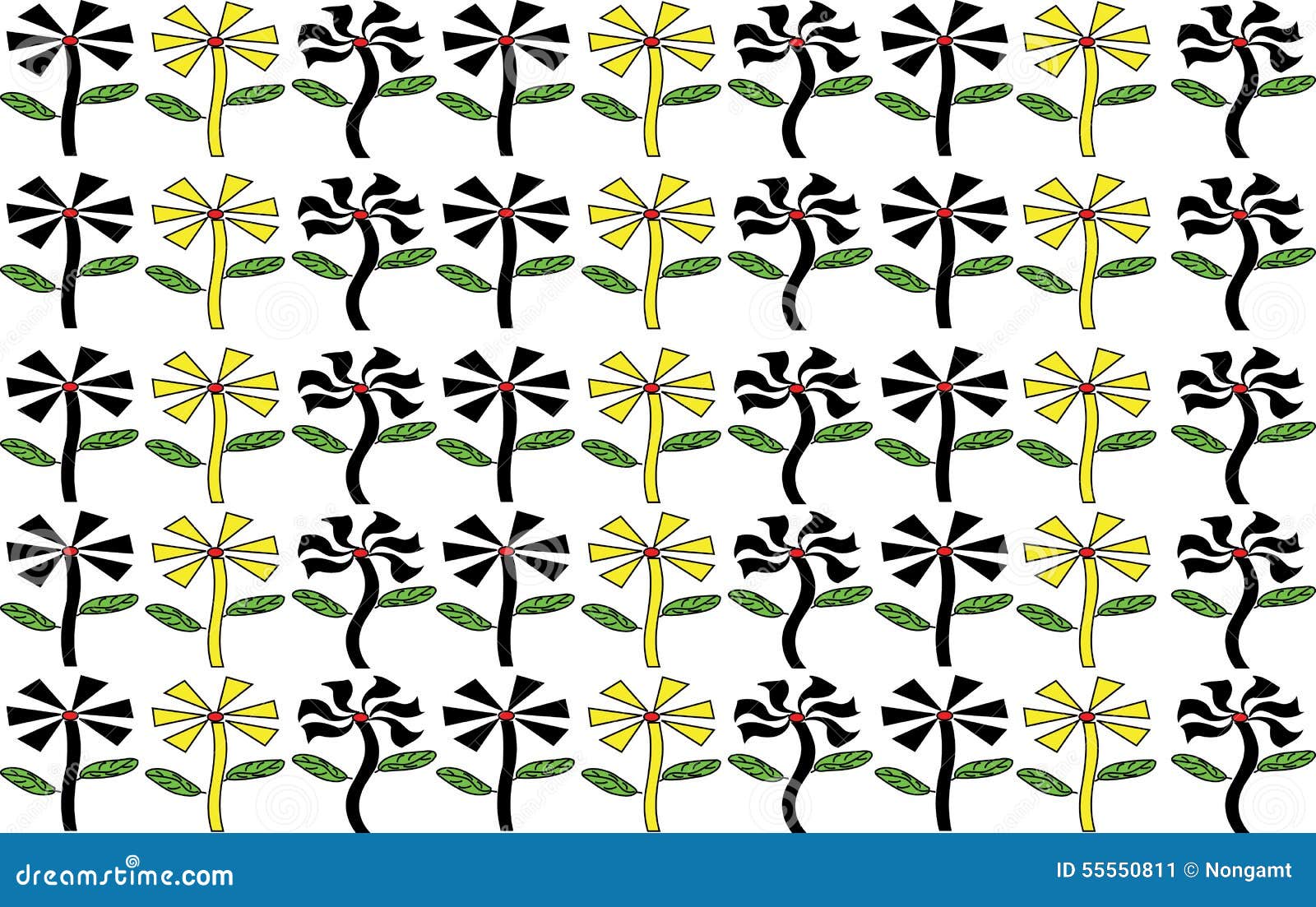 Forma De La Flor Del Fondo De Illustrator Stock de ilustración ...