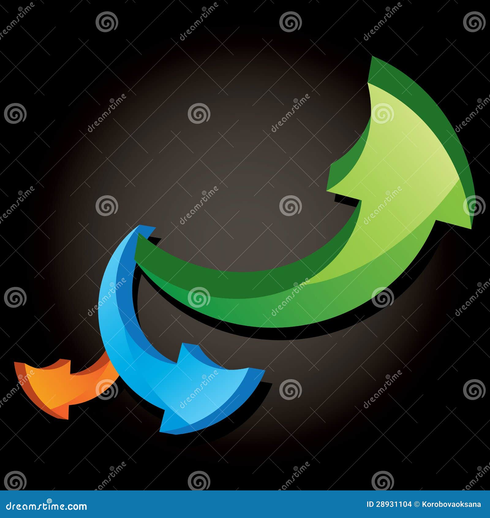 Forma Del Vector De Flechas Ilustración del Vector - Ilustración de ...