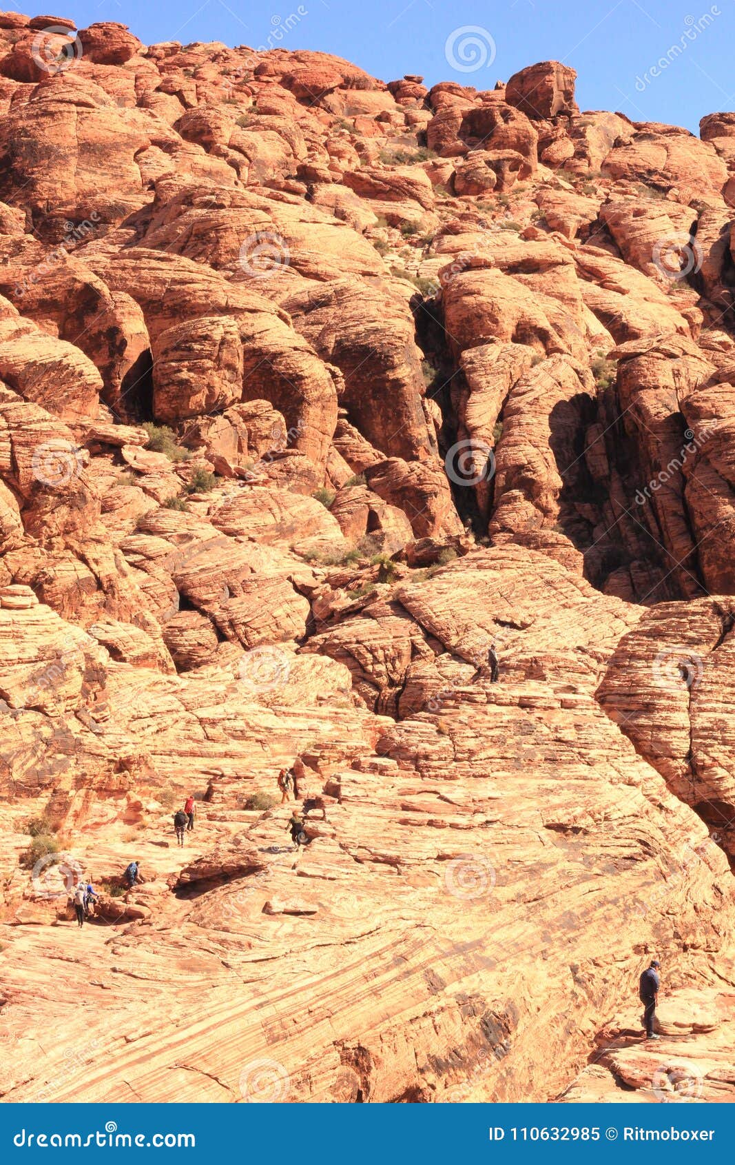 Formaciones De Roca Rojas Del Parque Nacional De La Roca Imagen ...
