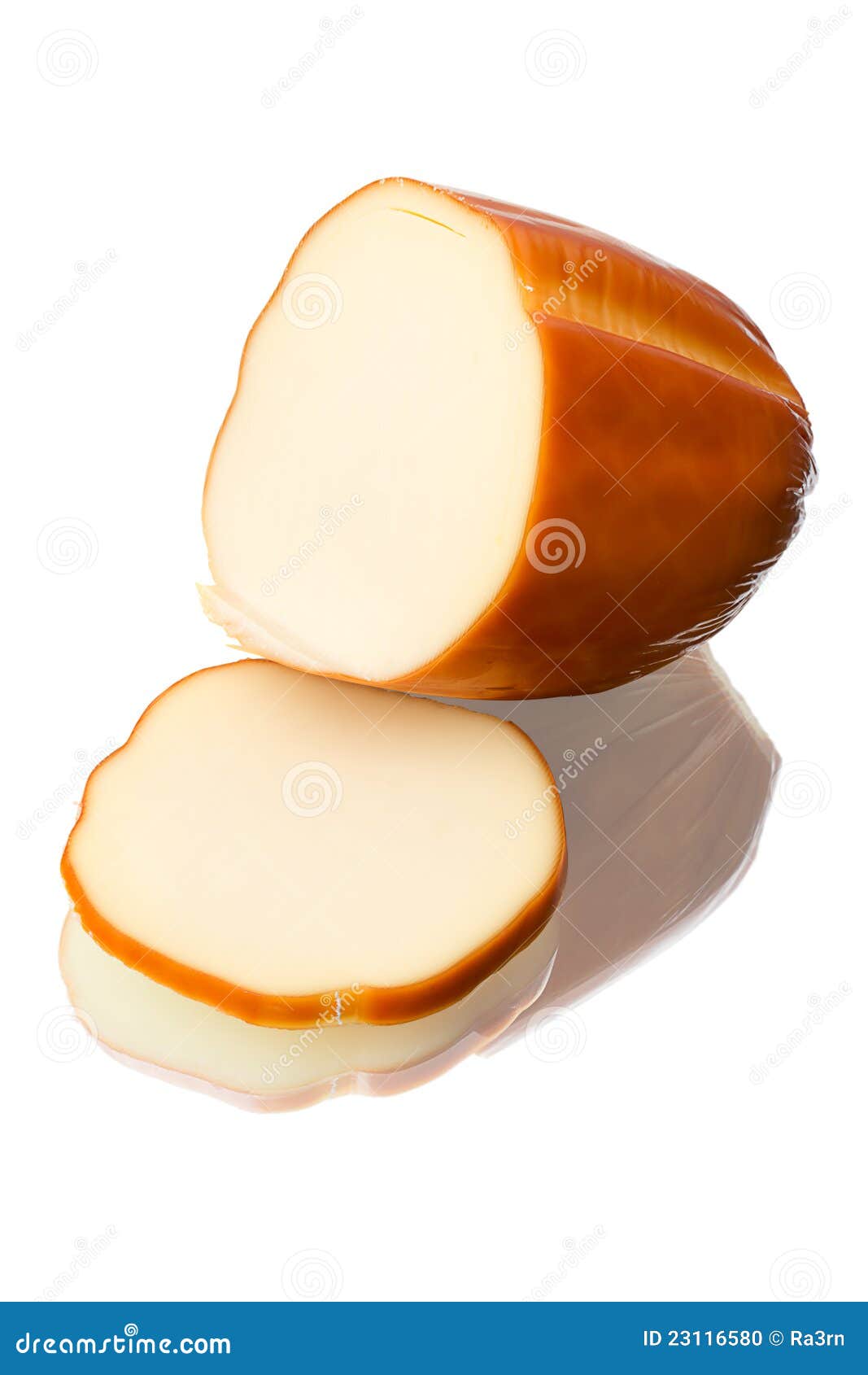 Formaggio affumicato fotografia stock. Immagine di riflessione - 23116580