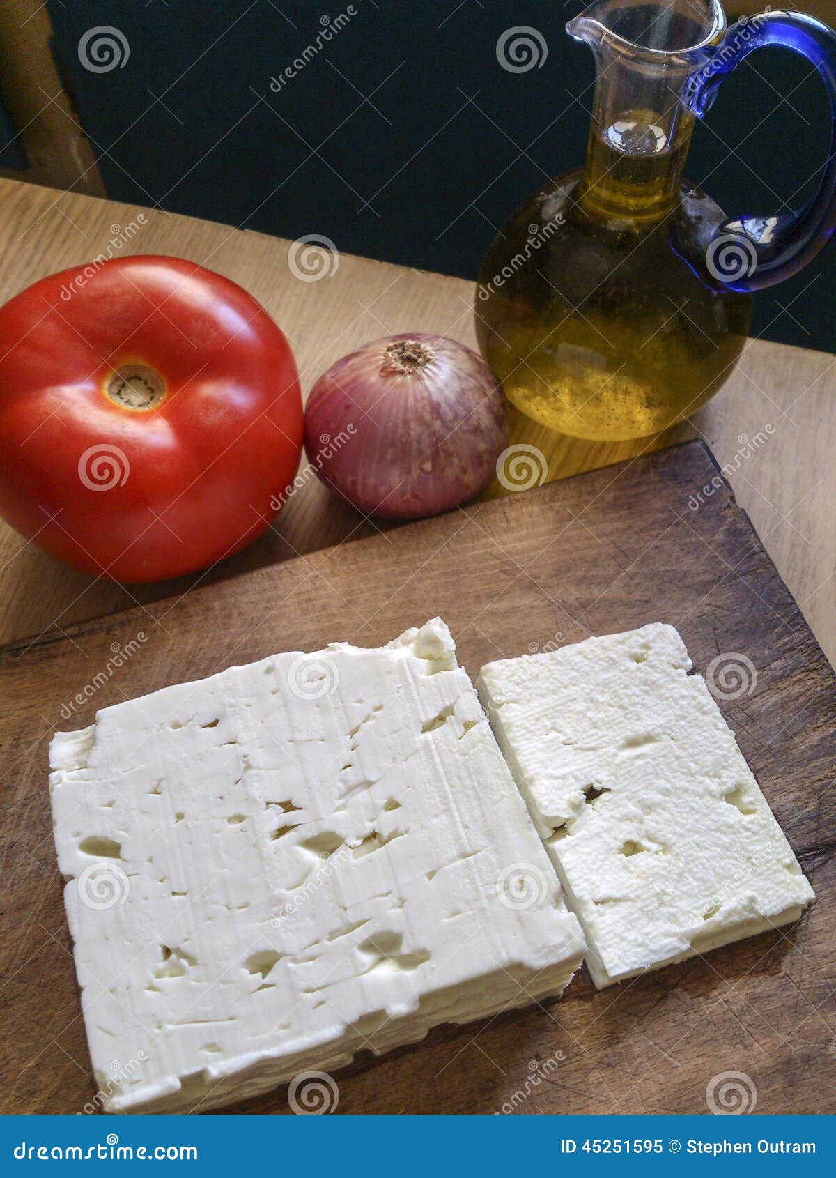 Formaggio di feta greco immagine stock. Immagine di fetta - 45251595