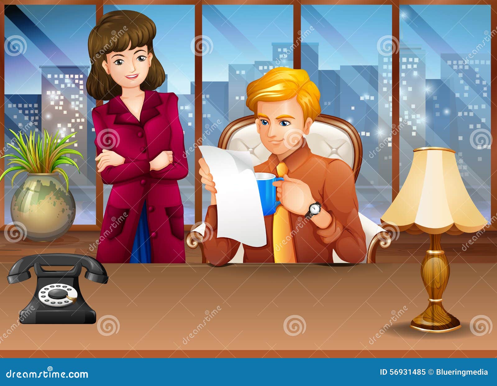 Formal ilustración del vector. Ilustración de standing - 56931485