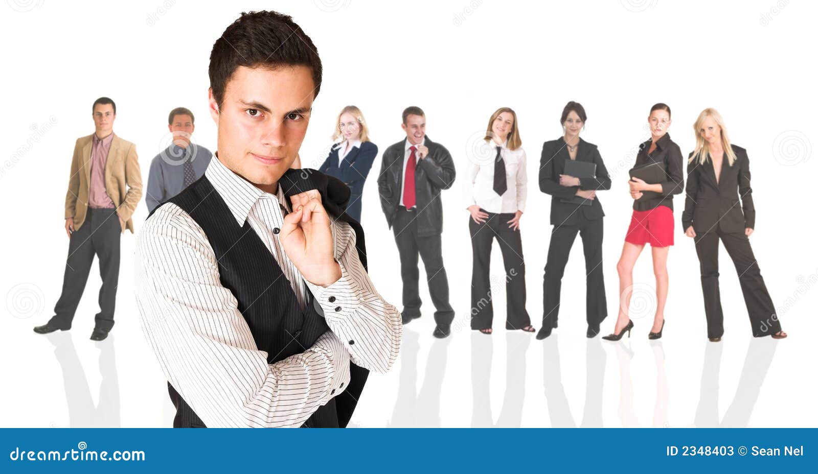 Formal Businessman and Group Stock Image - Image of businesswoman ...