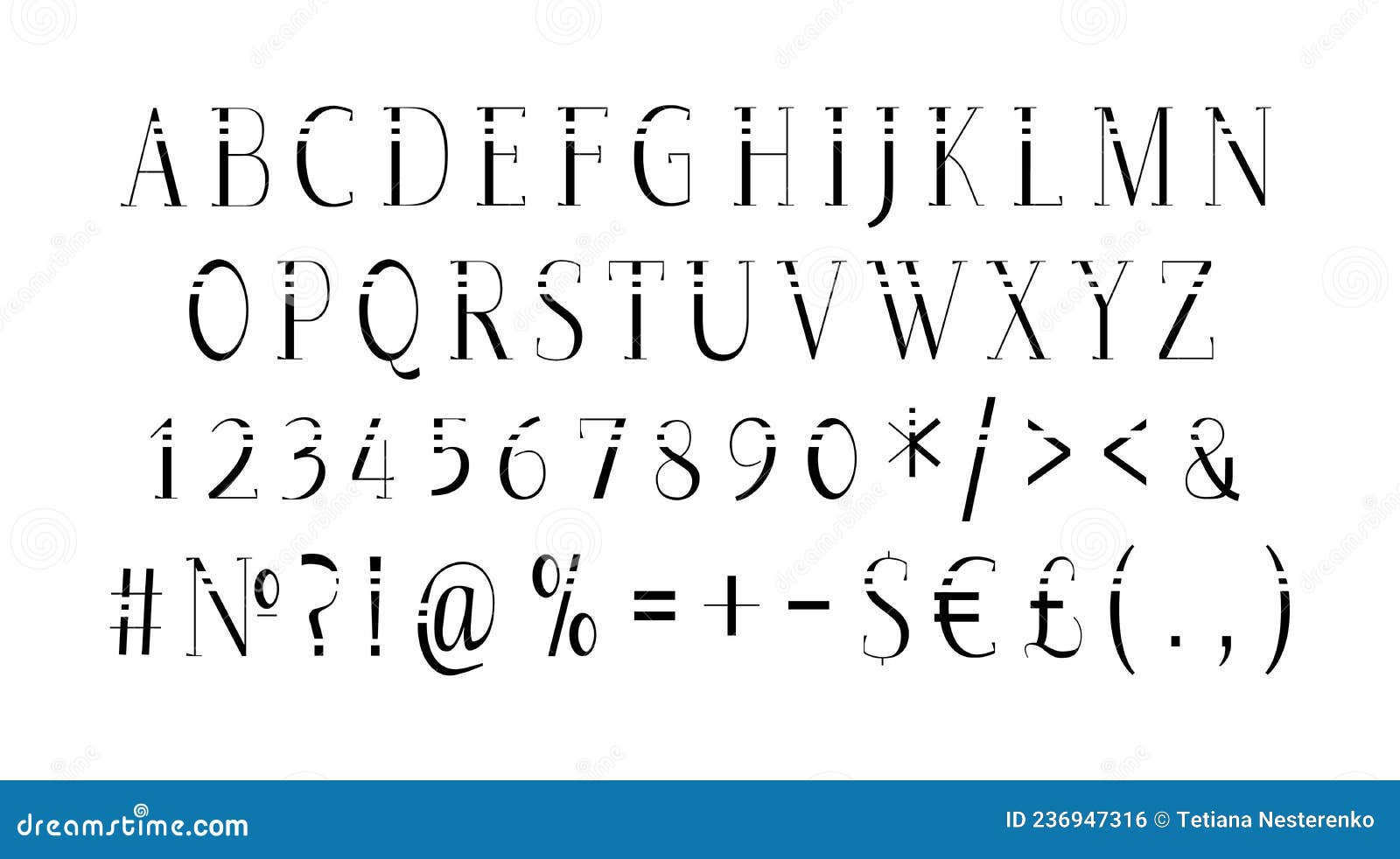 Solemn Alphabet. Golden Font. Isolated English Alphabet Vector ...