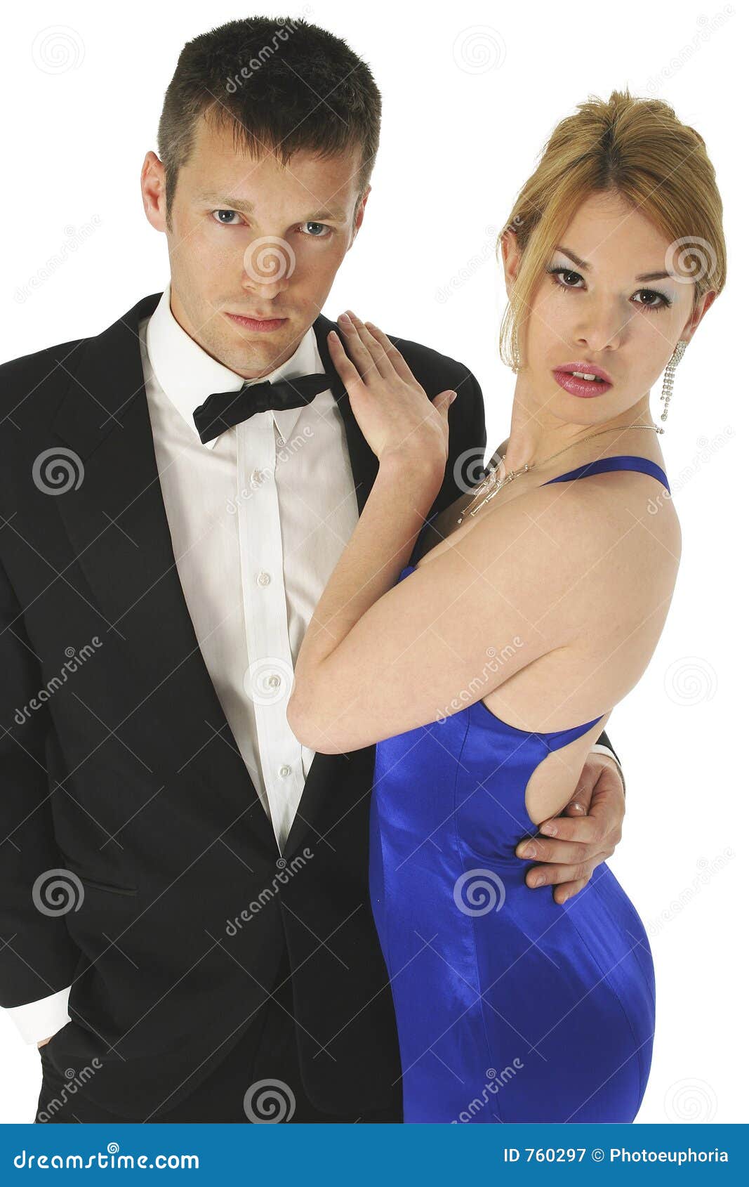 Formal Couple stock image. Image of blonde, dating, dress - 760297