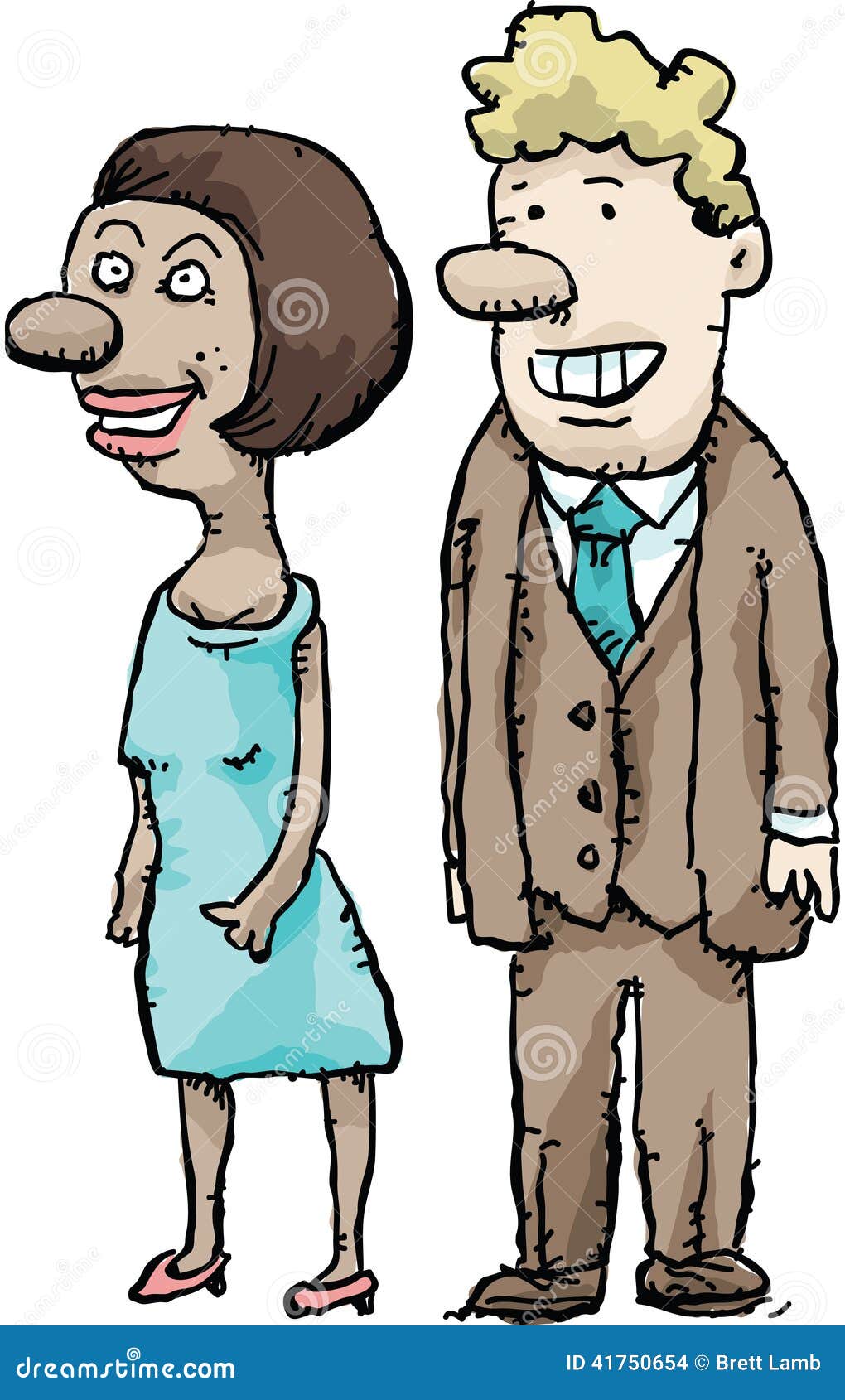 Formal Couple stock illustration. Illustration of style - 41750654
