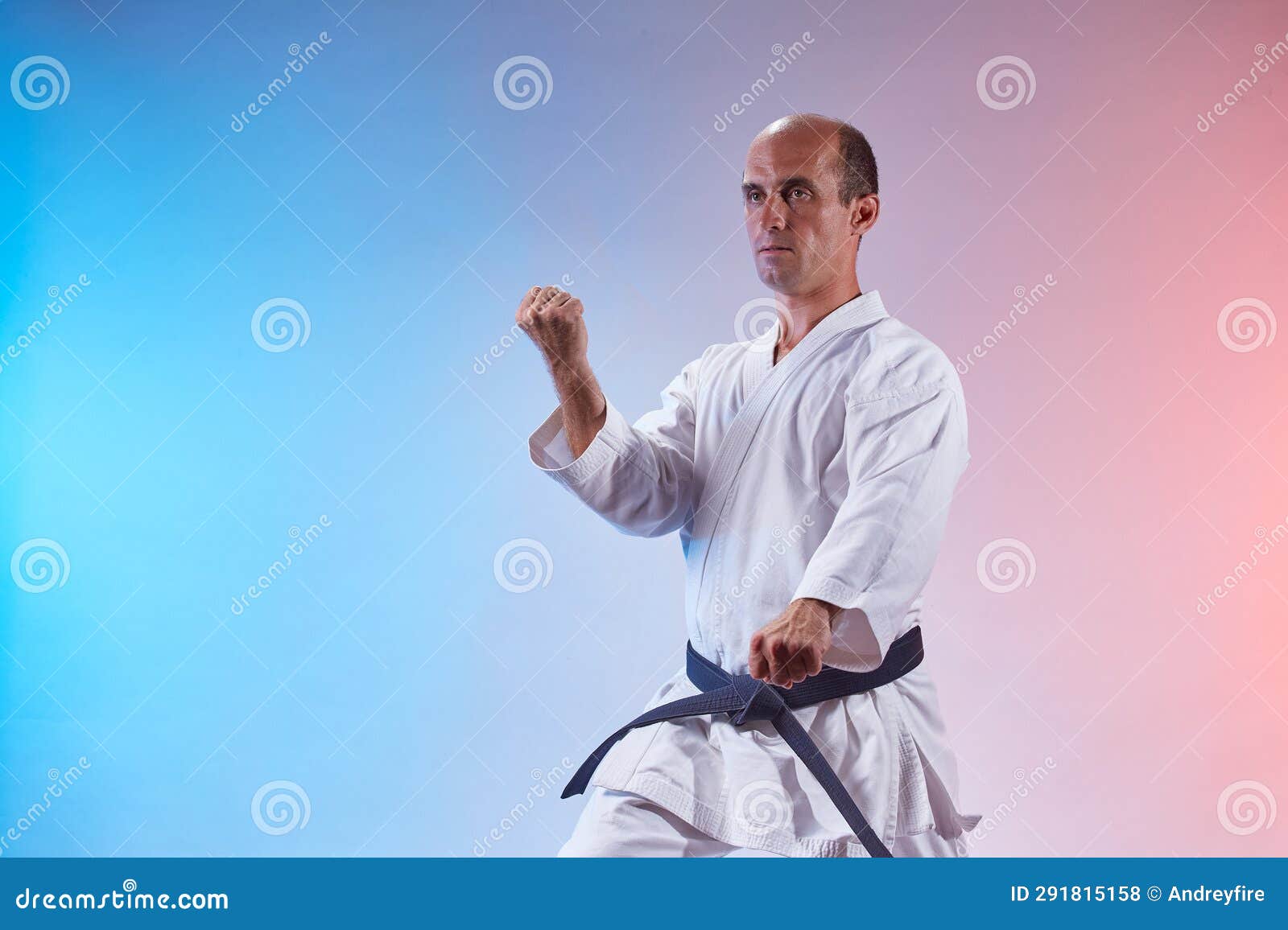 Formal Exercises on a Colored Background are Performed by an Adult ...