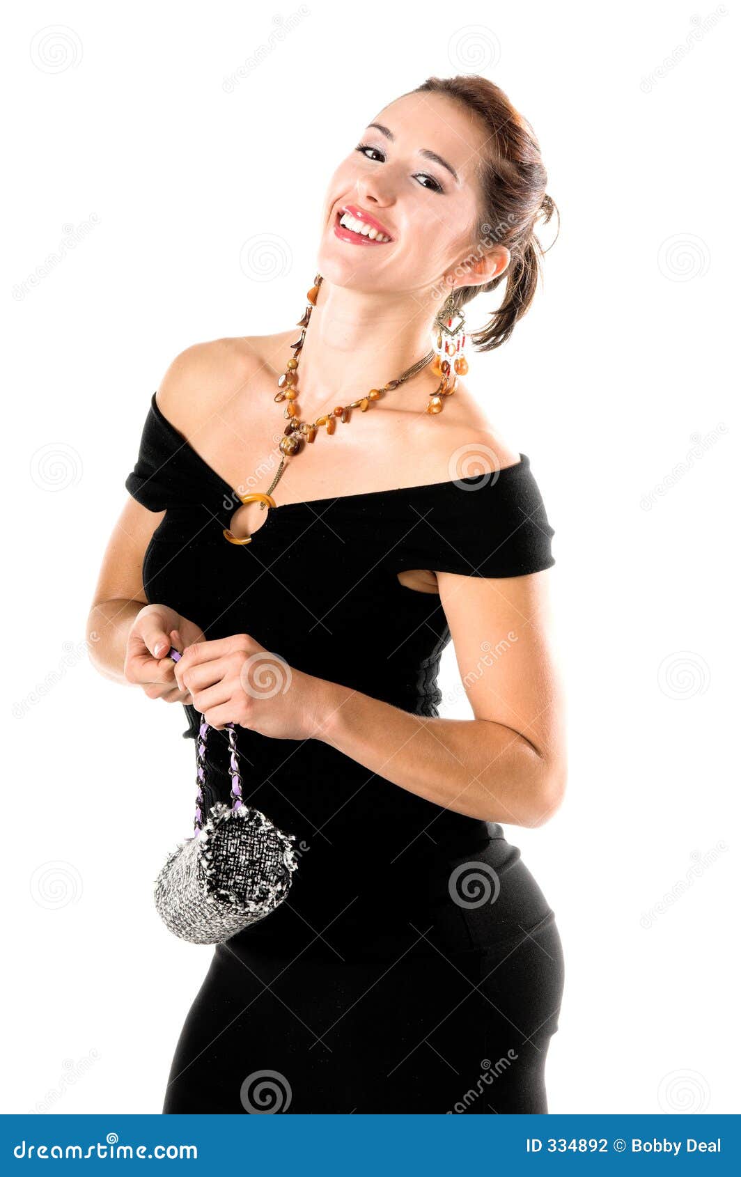 Formal Fashion stock photo. Image of girl, white, purse - 334892
